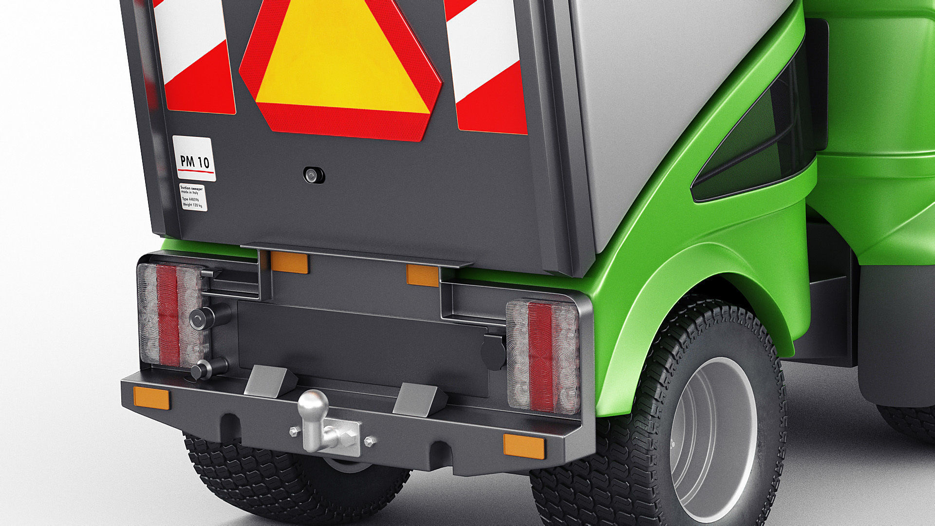 Compact Street Sweeper 3D model | CGTrader