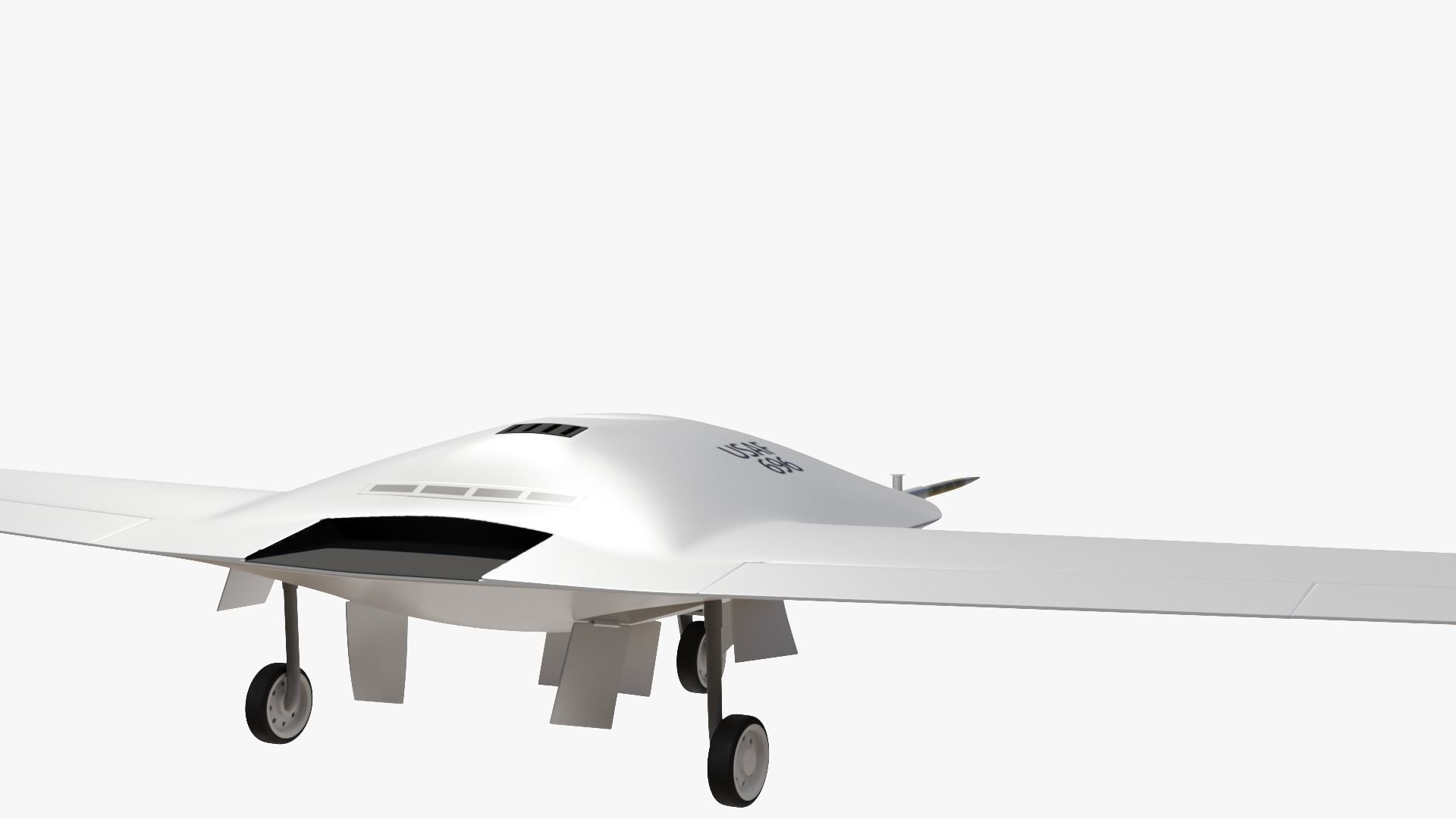 Lockheed Martin RQ 3 Darkstar Drone 3D model | CGTrader