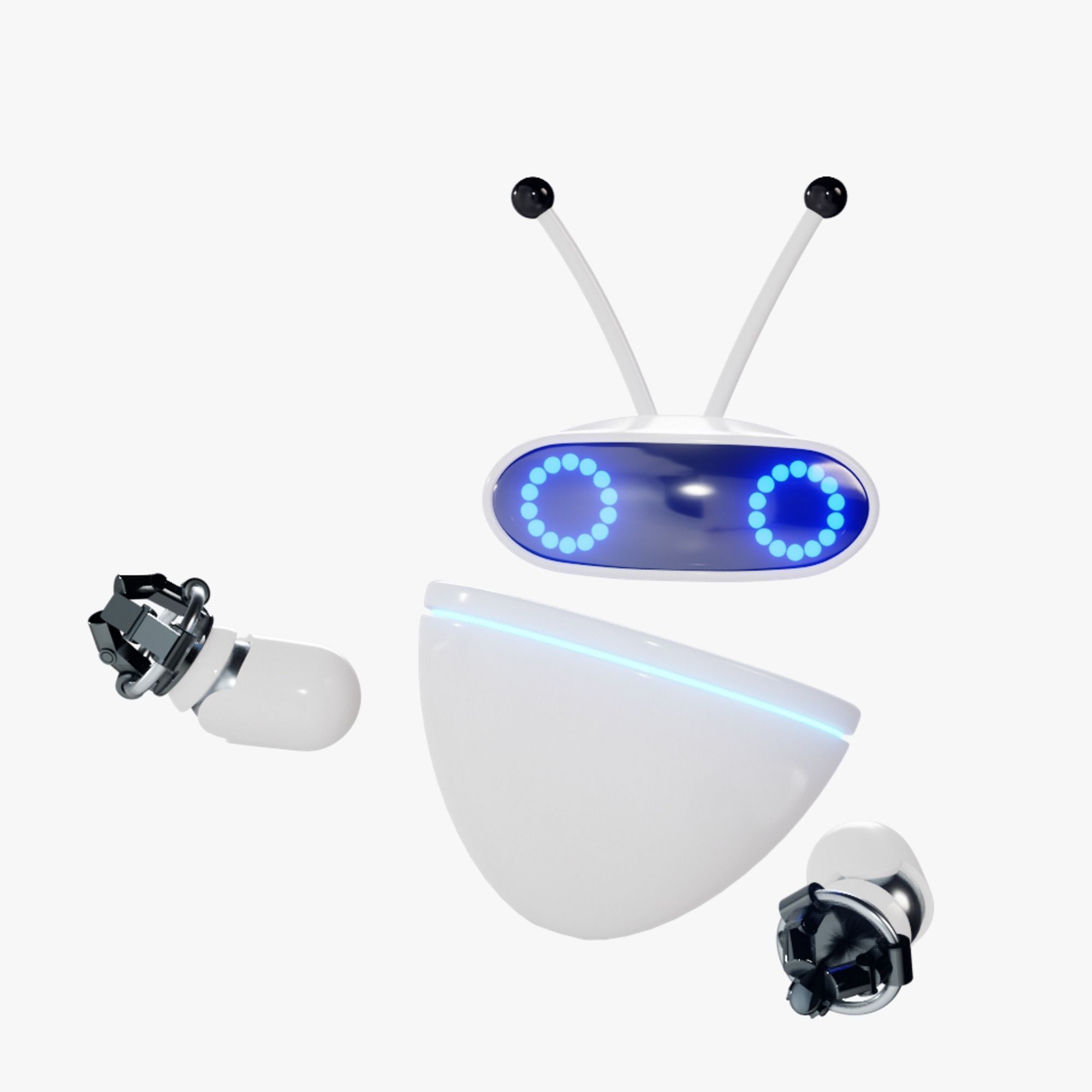 3D ChatBot robot 3D model animated rigged | CGTrader