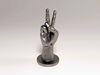 Hand Peace 3D model 3D printable | CGTrader