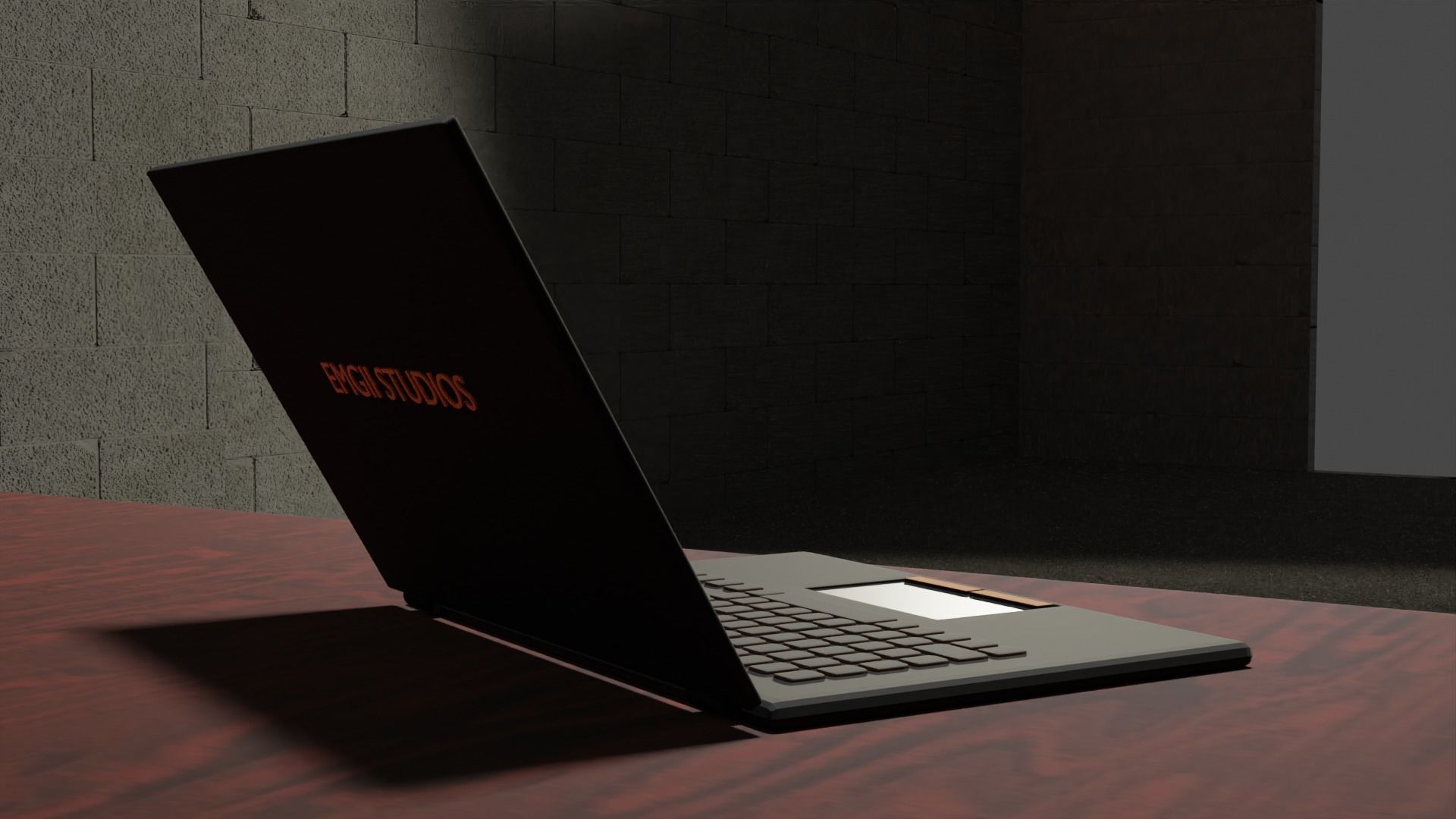 Simple laptop free 3D model | CGTrader