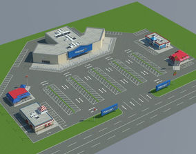 Food court 3D Models | CGTrader