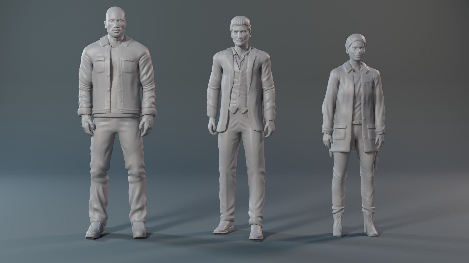 Characters from Lucifer 3D model 3D printable | CGTrader