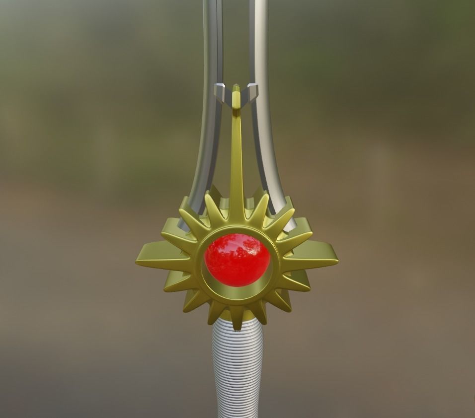 Crystal Sword Power Rangers Wild Force Gaoranger 3D print model 3D ...