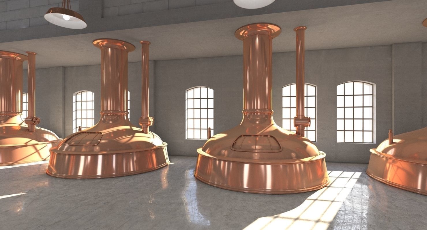 Brewery 001 3D model | CGTrader