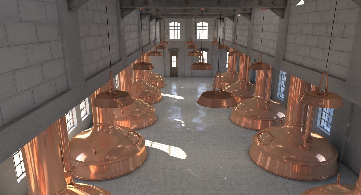 Brewery 001 3D model | CGTrader