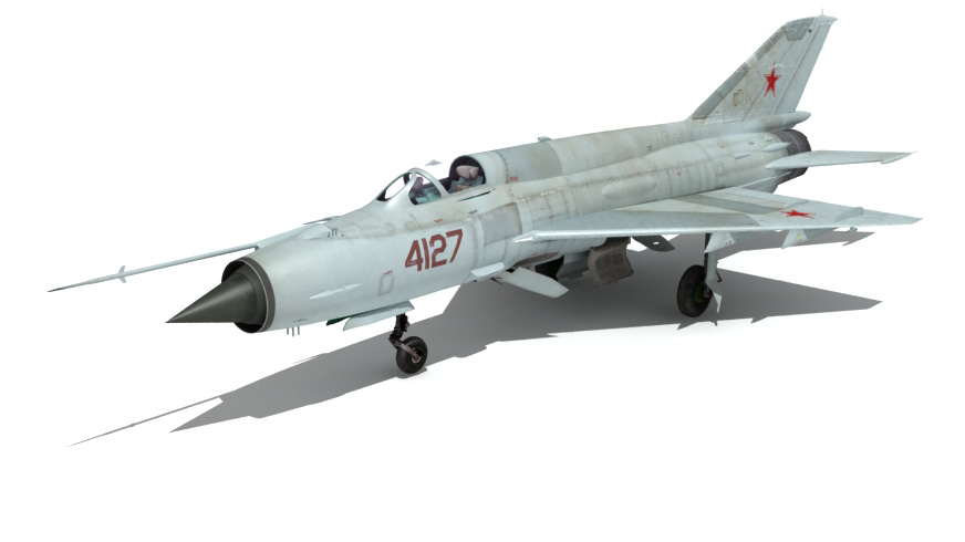 Mig-21 3D Model MAX | CGTrader.com