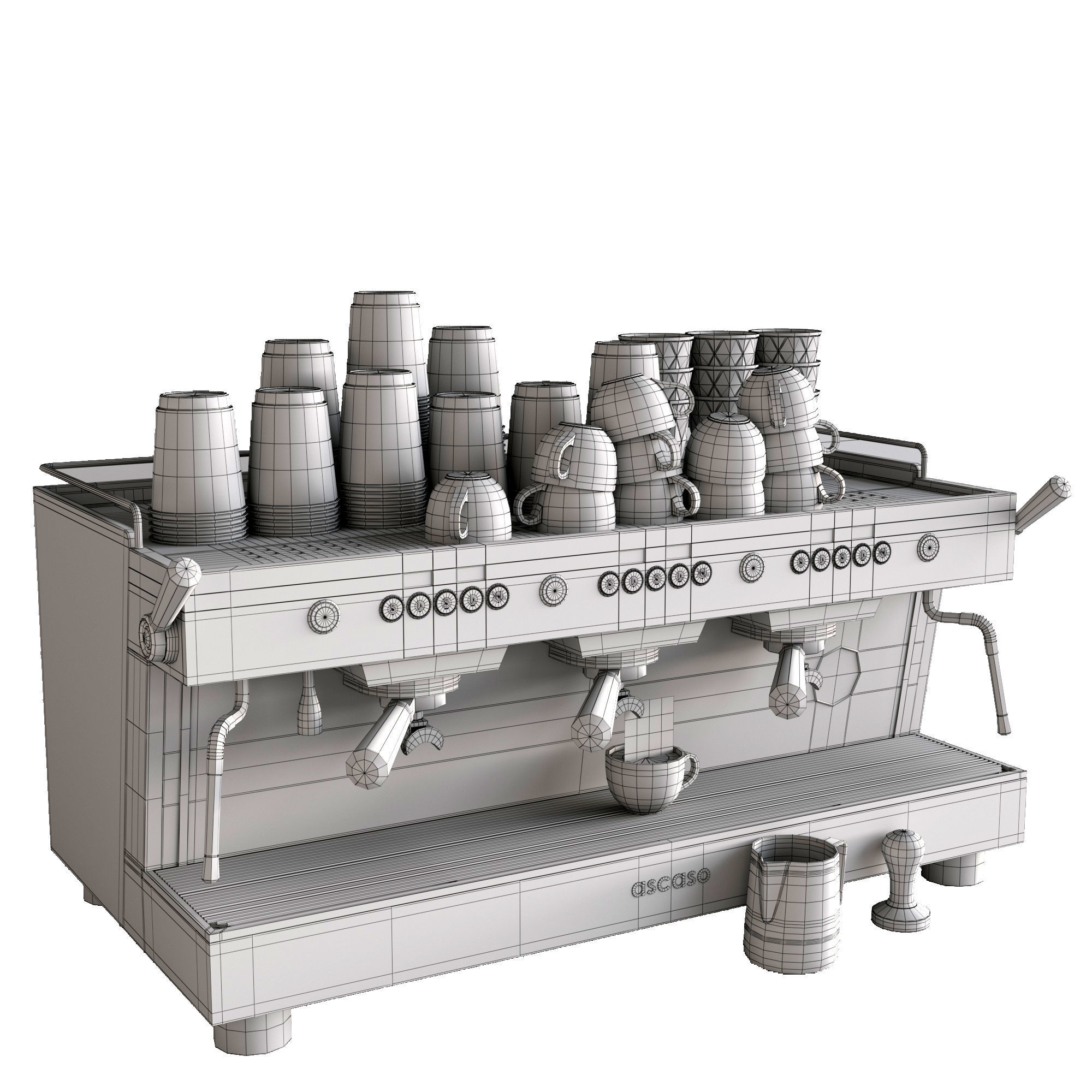 Coffee machine 3D model | CGTrader