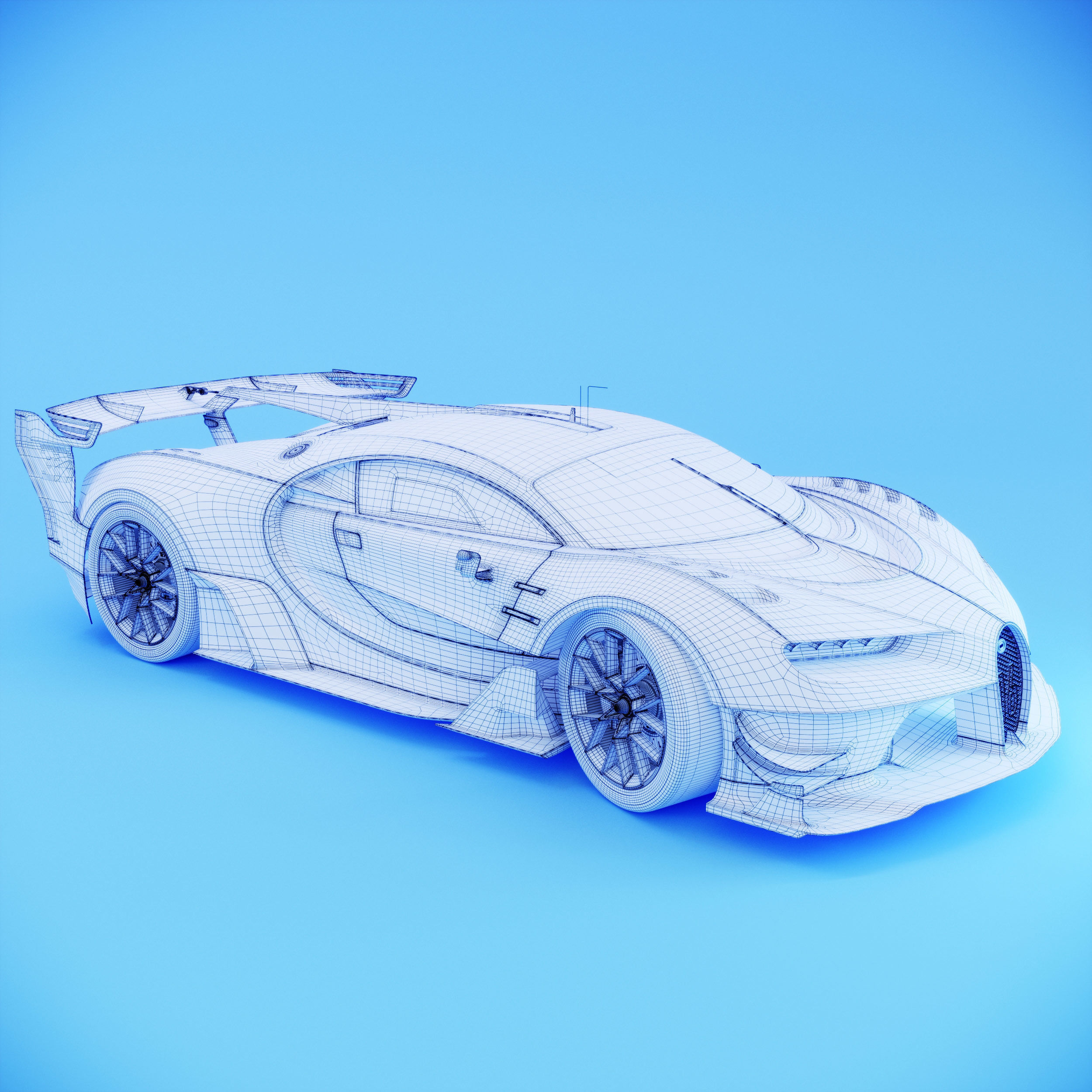 3D model Bugatti Vision Gran VR / AR / low-poly | CGTrader