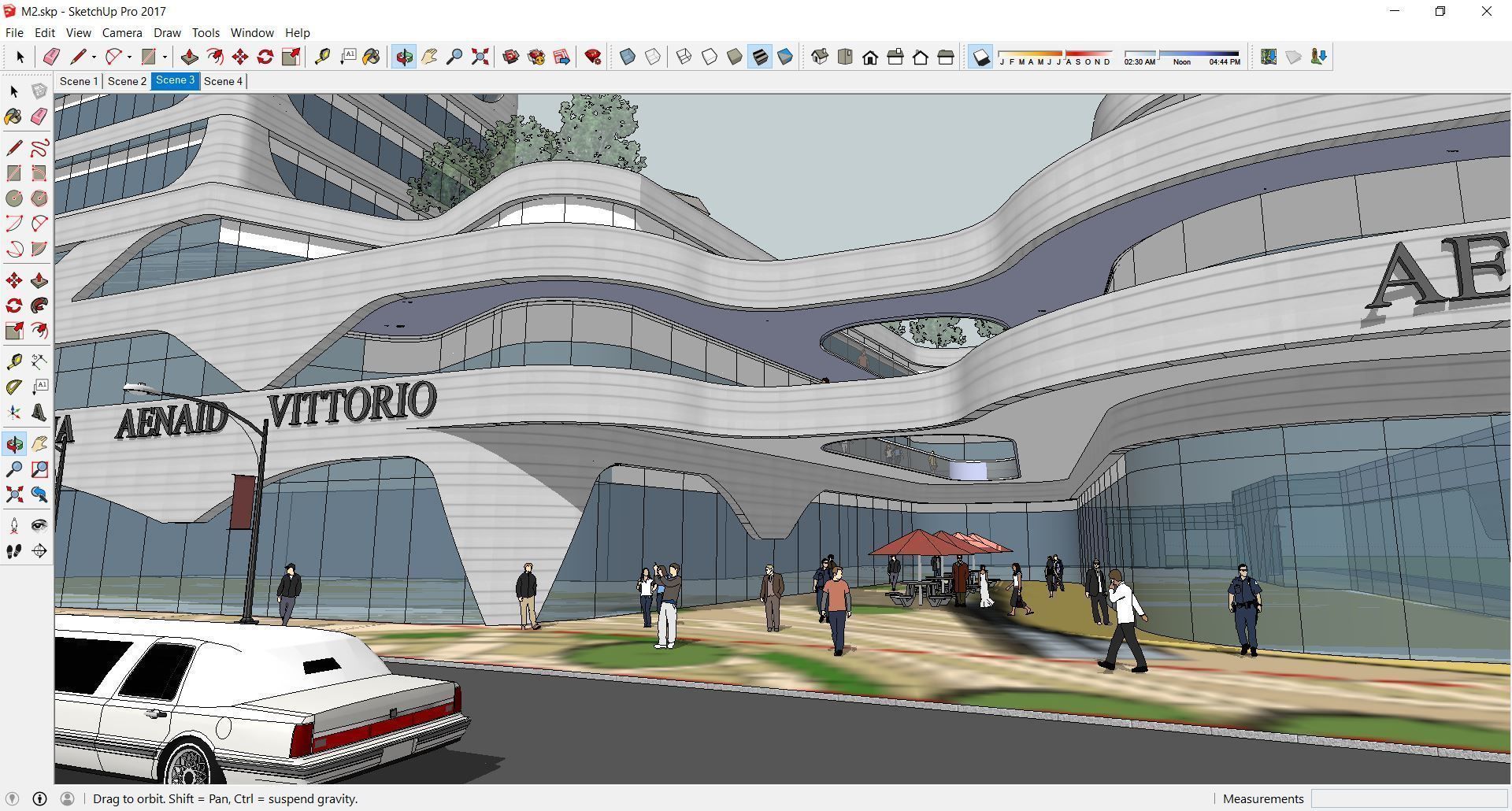 Sketchup Commercial Complex M2 3D model | CGTrader