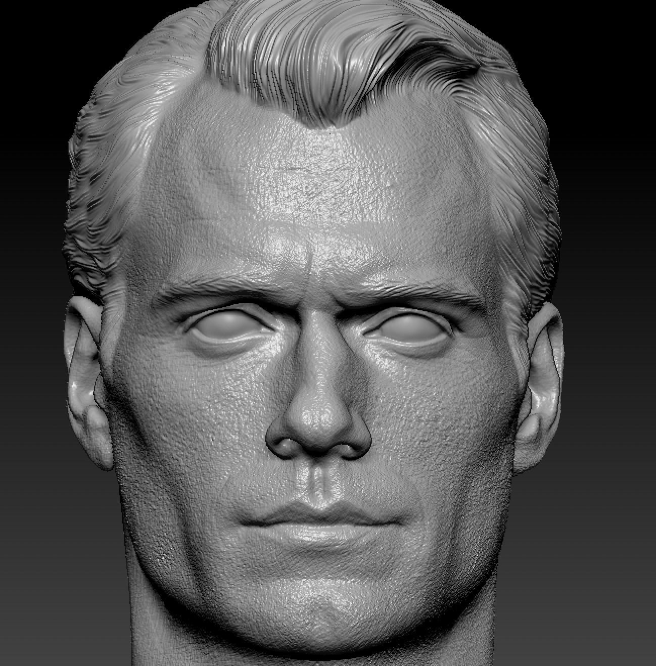 Henry Cavill head pack 3D model 3D printable | CGTrader