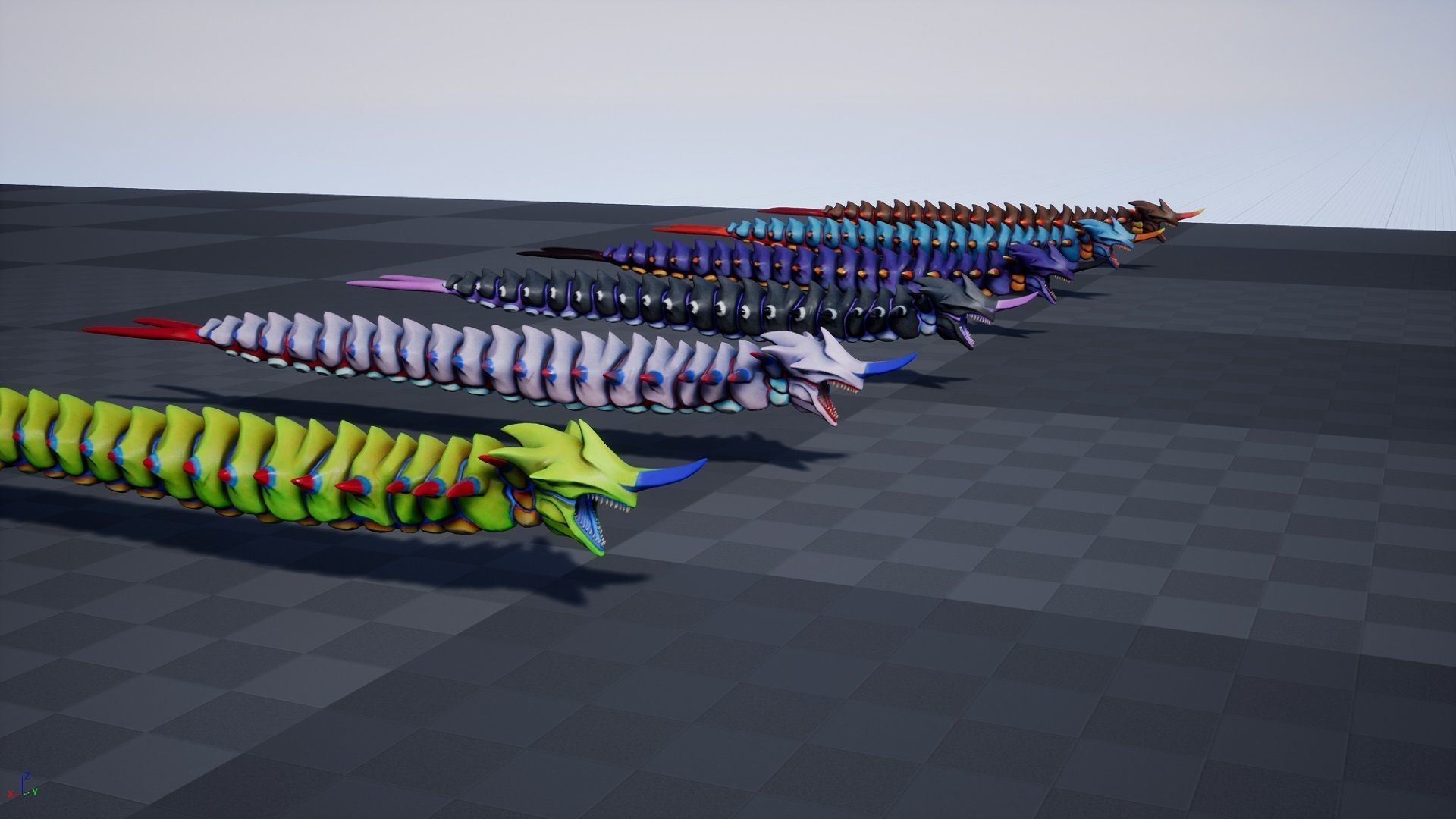 3D model Giant worm 2 VR / AR / low-poly | CGTrader