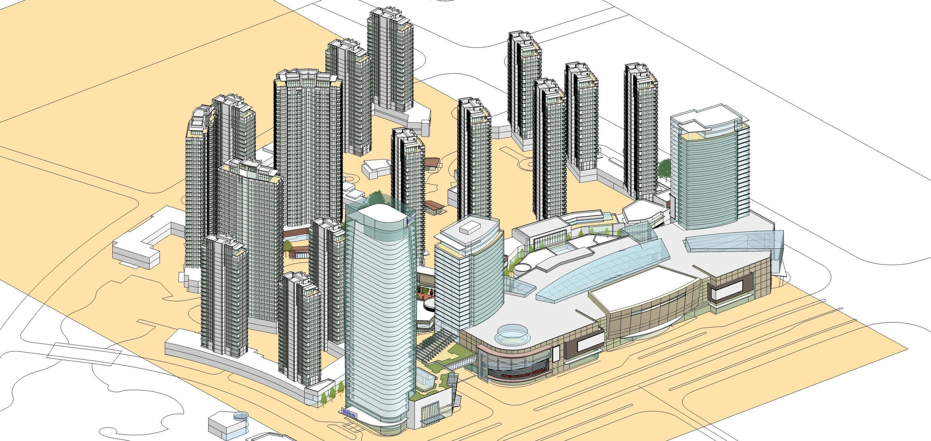Sketchup Commercial Complex S2 free 3D model | CGTrader