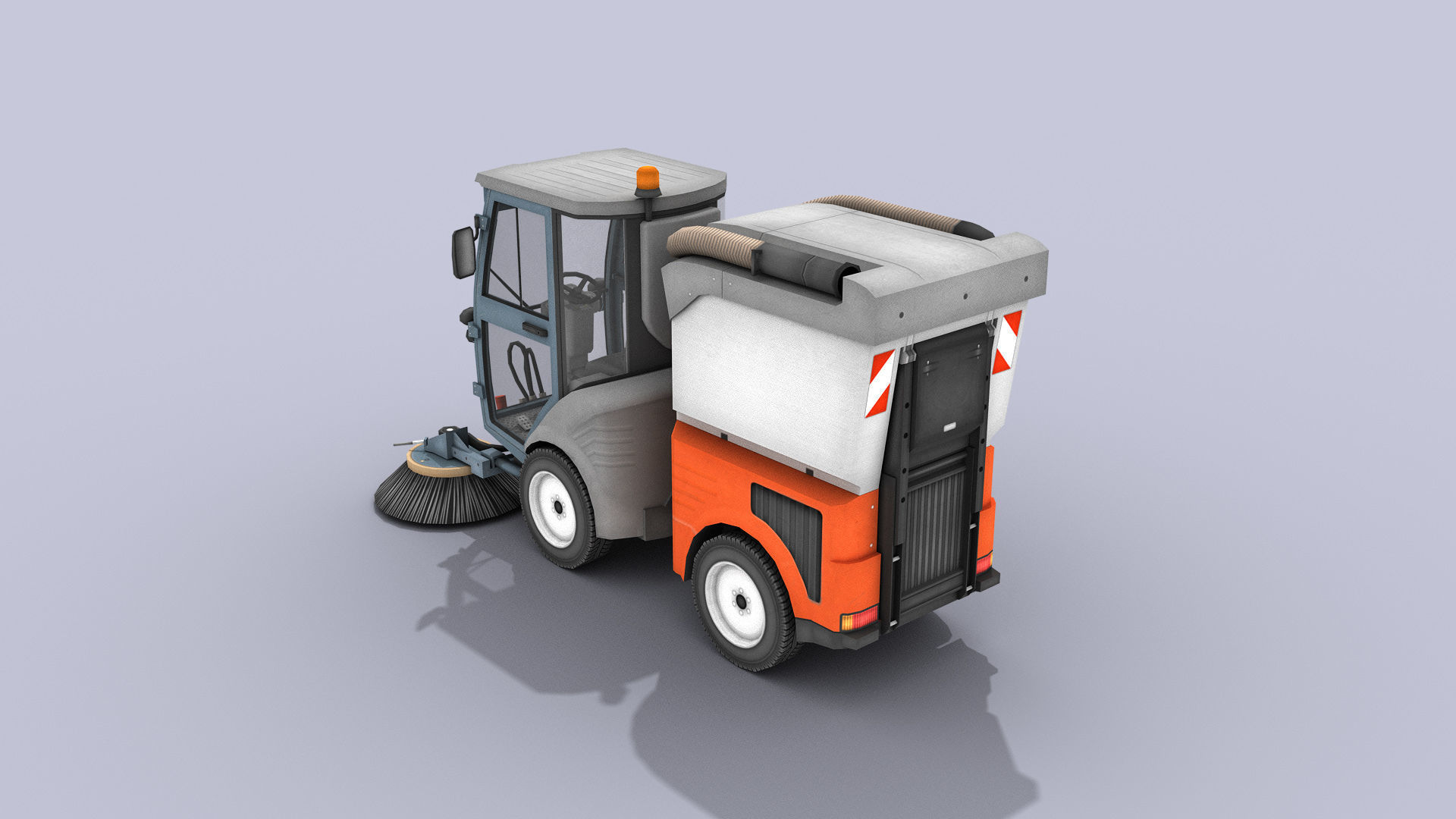 3D model Street Sweeper VR / AR / low-poly | CGTrader