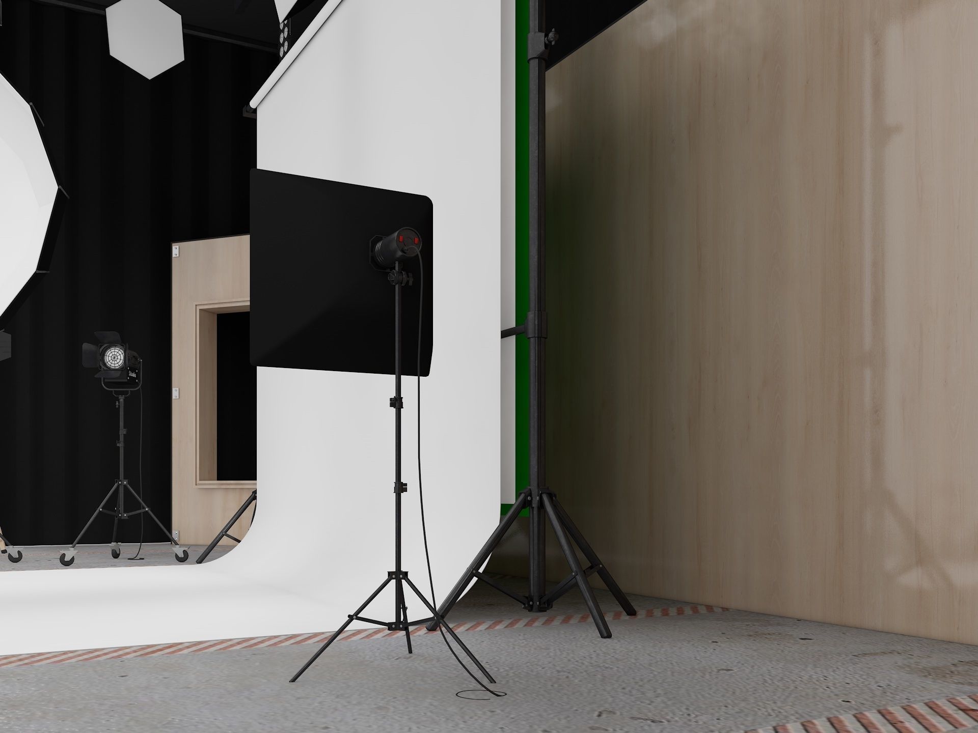Photography Studio Scene 3D model | CGTrader