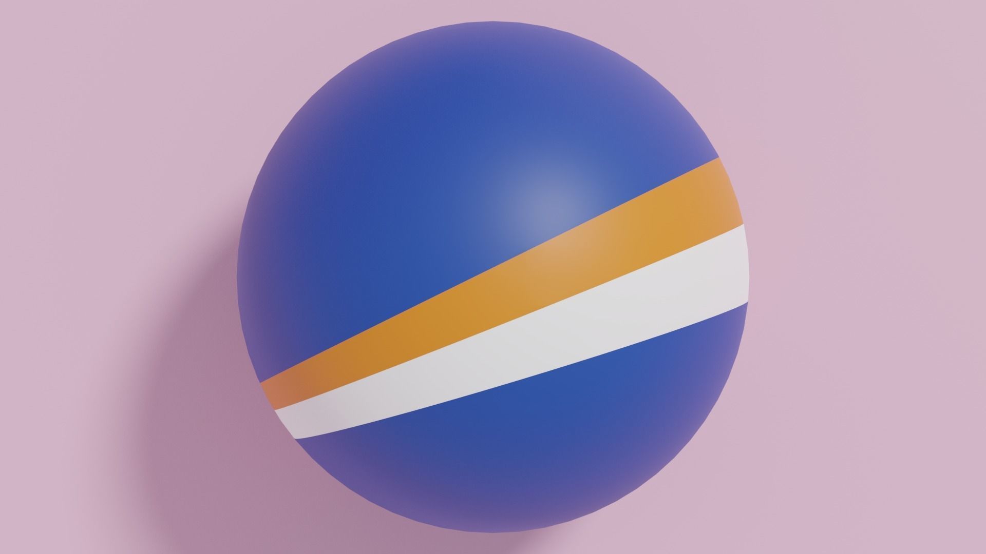 Flag of Ball Collection 4 3D model | CGTrader