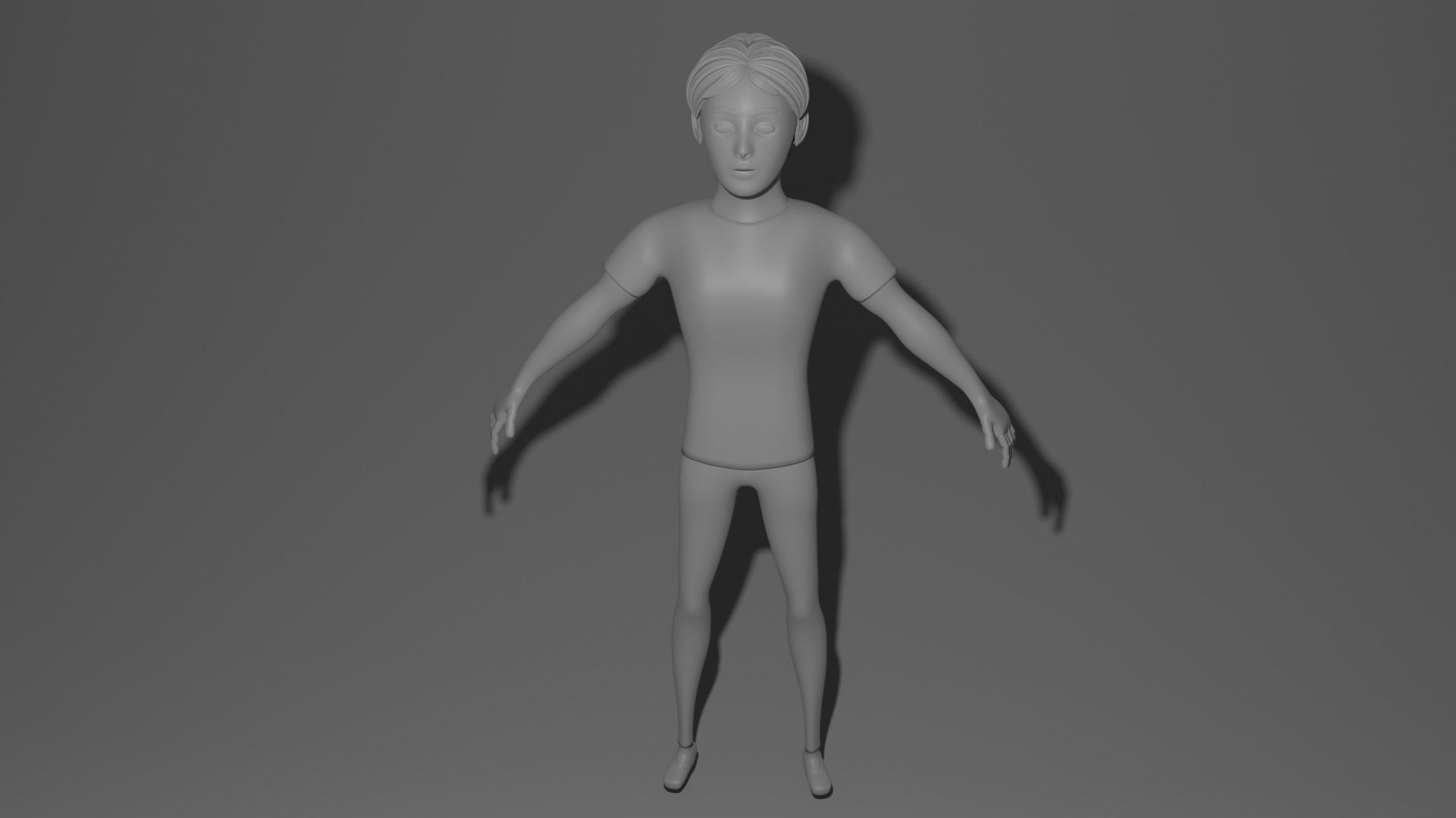Human character free VR / AR / low-poly 3D model rigged | CGTrader