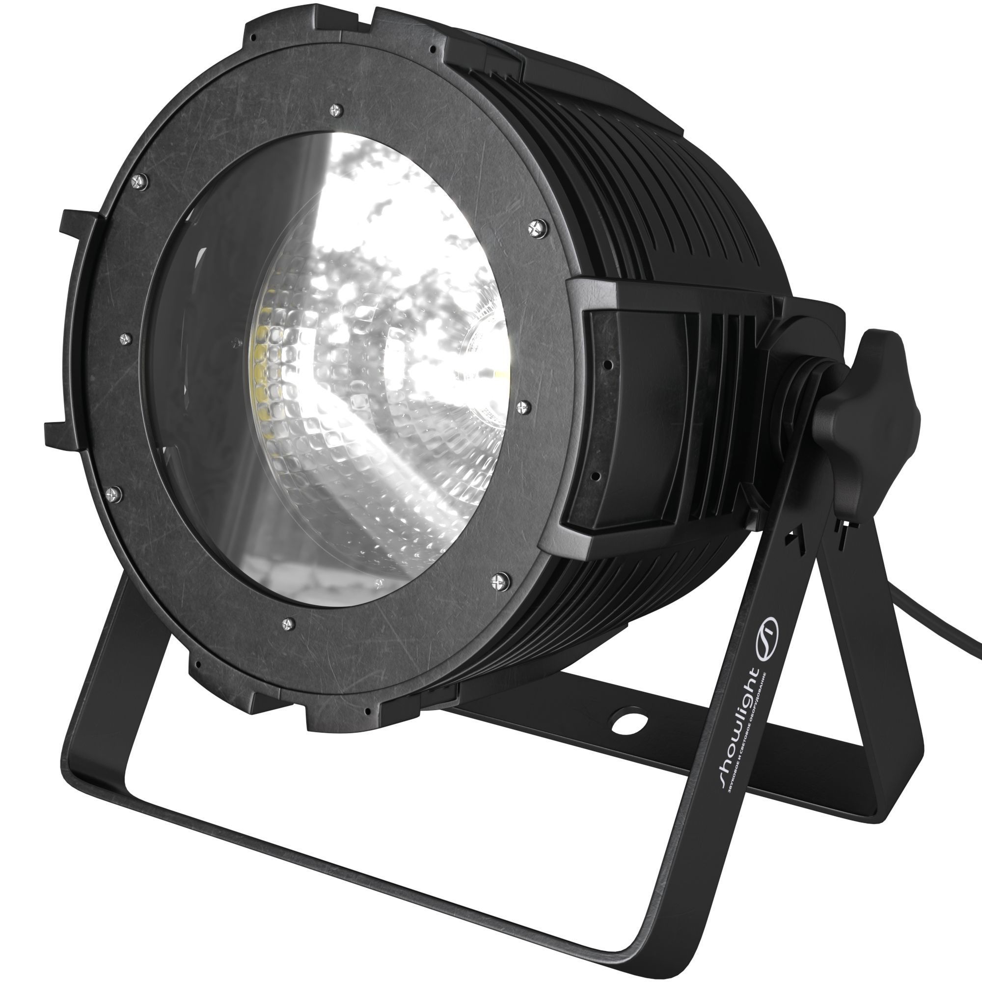 SHOWLIGHT COB PAR 100W RGB LED spotlight in metal housing 3D model ...