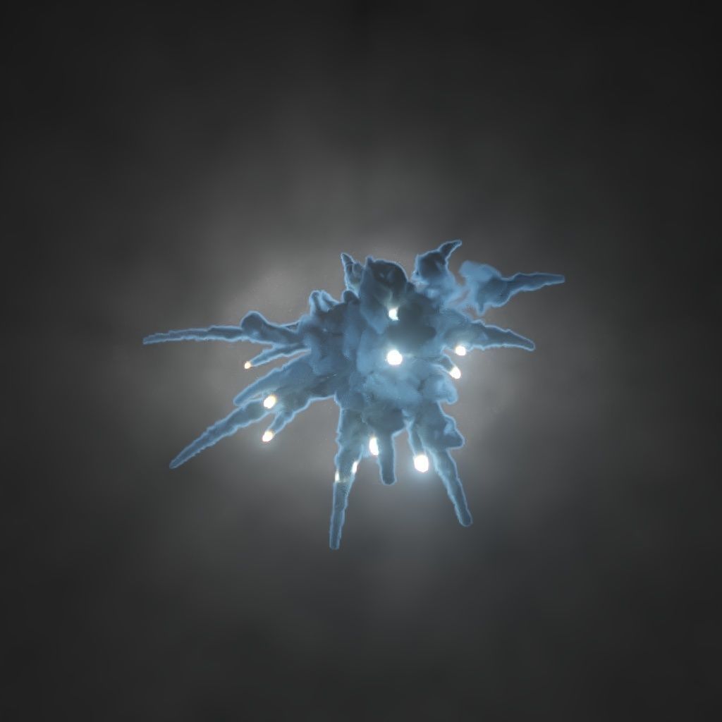 Air Blasts - Animated VDB Explosion Pack 3D model animated | CGTrader