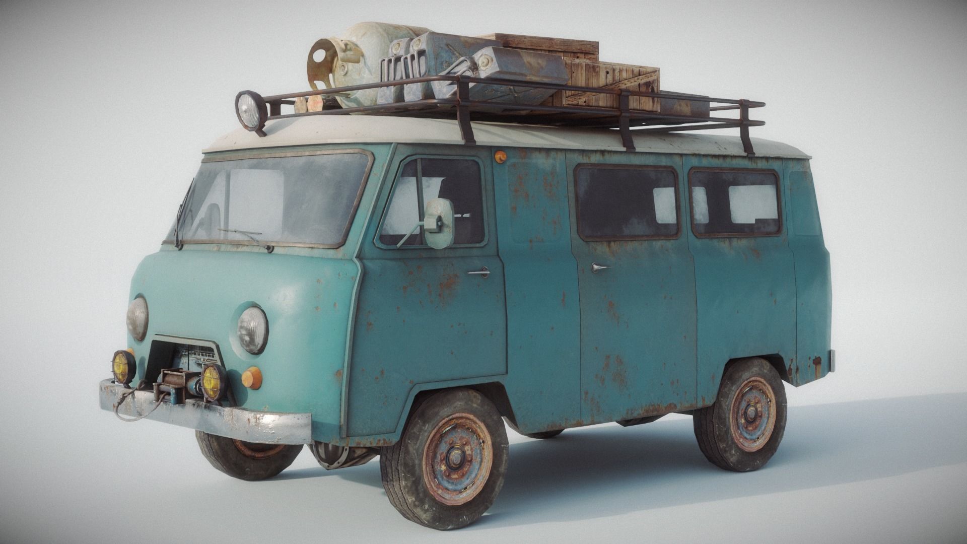 3D model Soviet Van VR / AR / low-poly | CGTrader