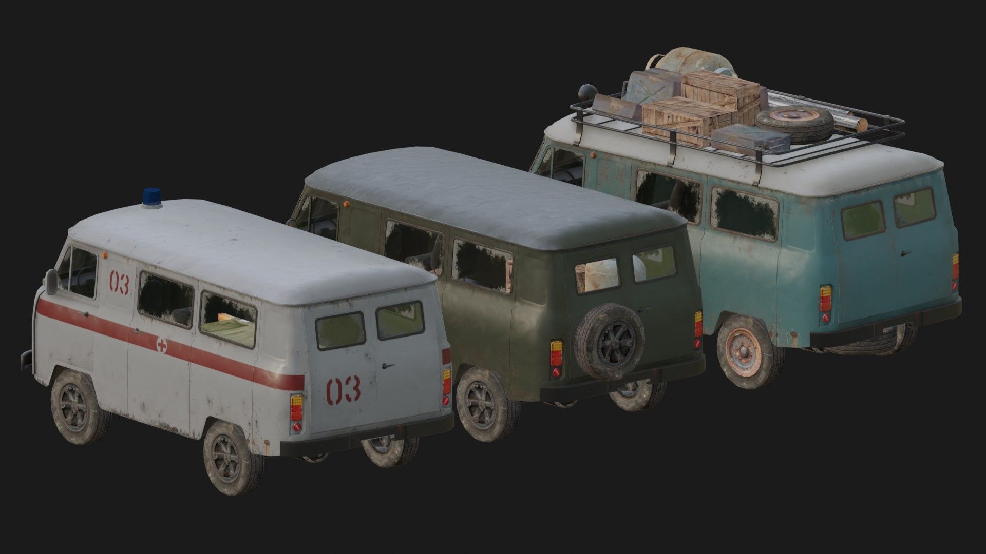 3D model Soviet Van VR / AR / low-poly | CGTrader