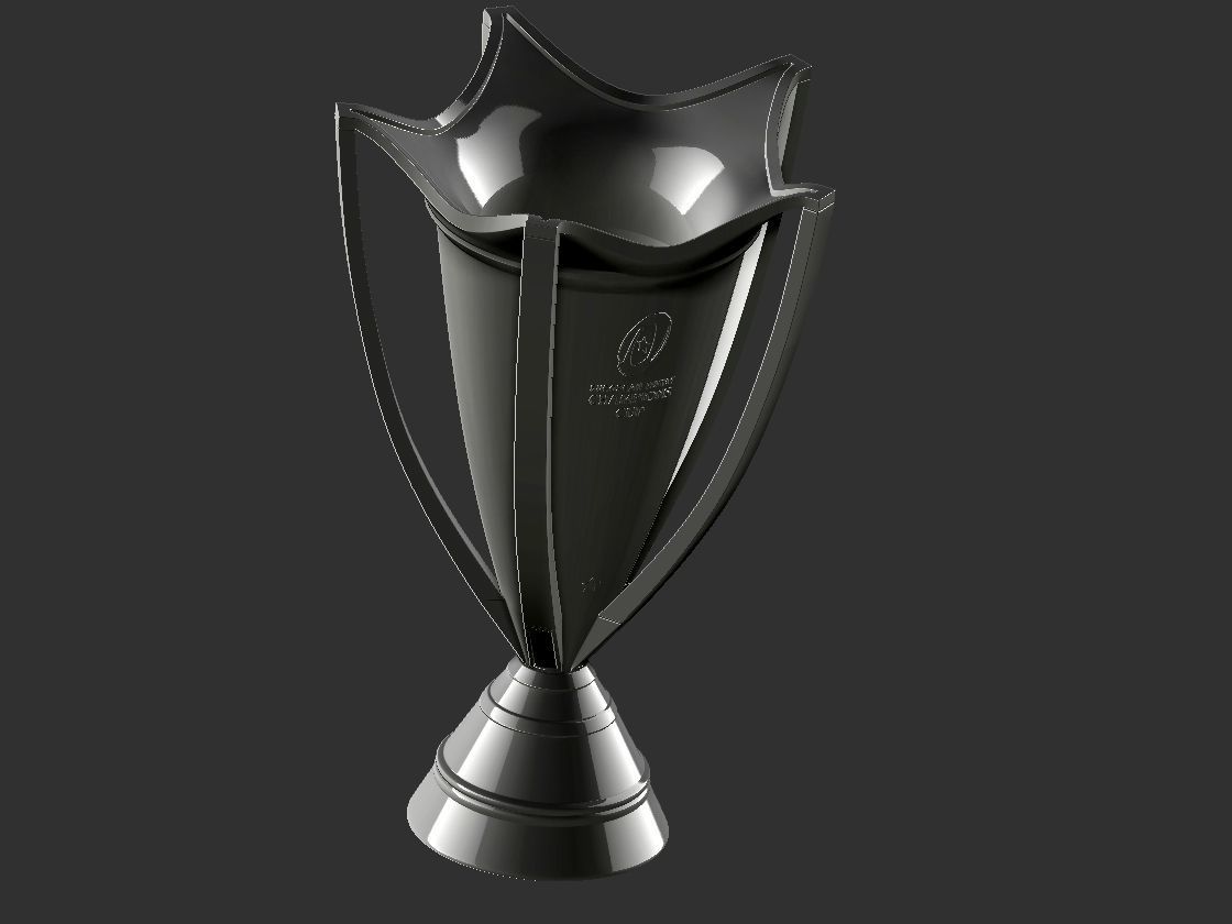 trophy european rugby champion cup-stl-print3d free 3D model 3D ...