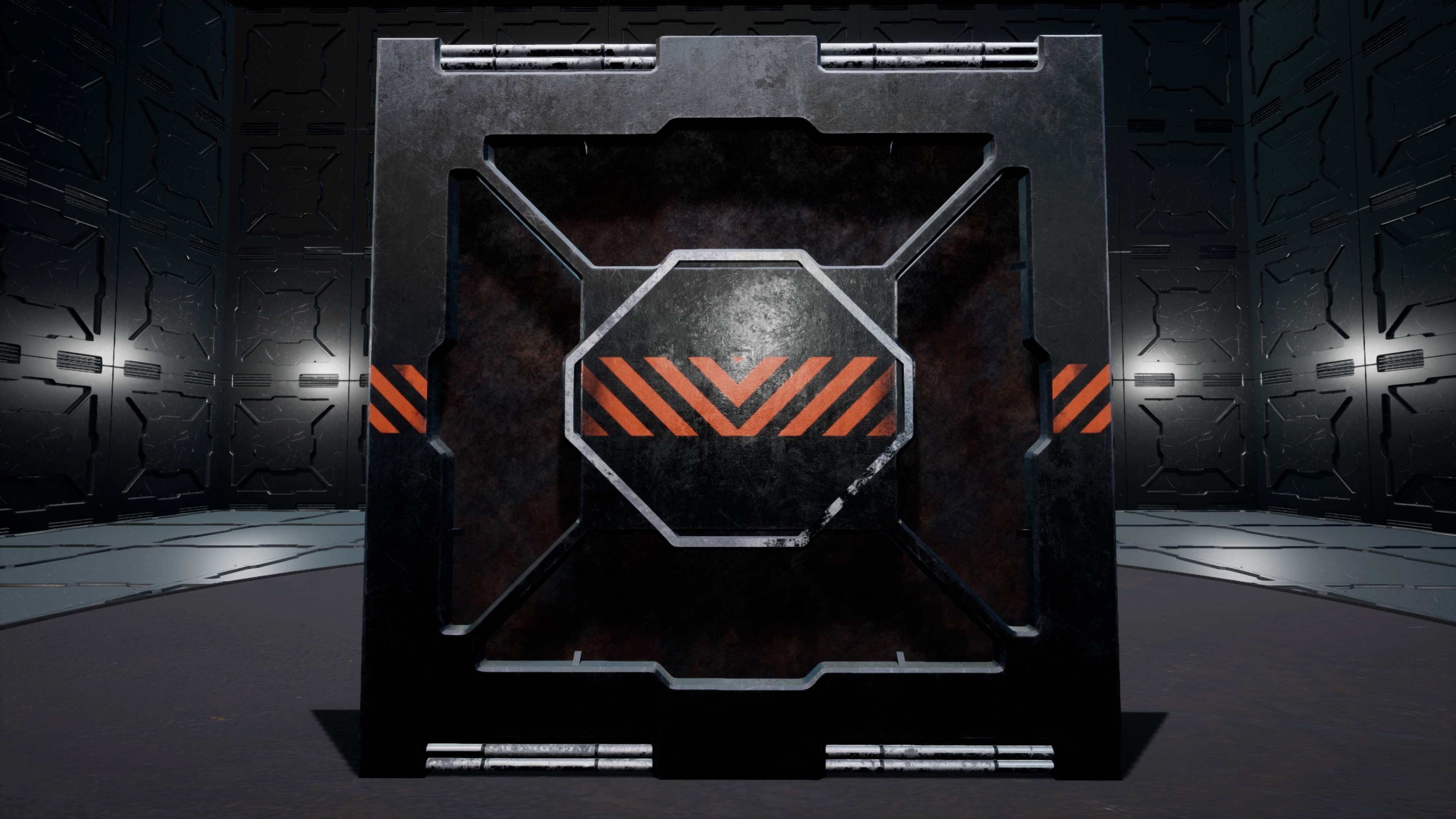 Low Poly Sci-Fi panels free VR / AR / low-poly 3D model | CGTrader