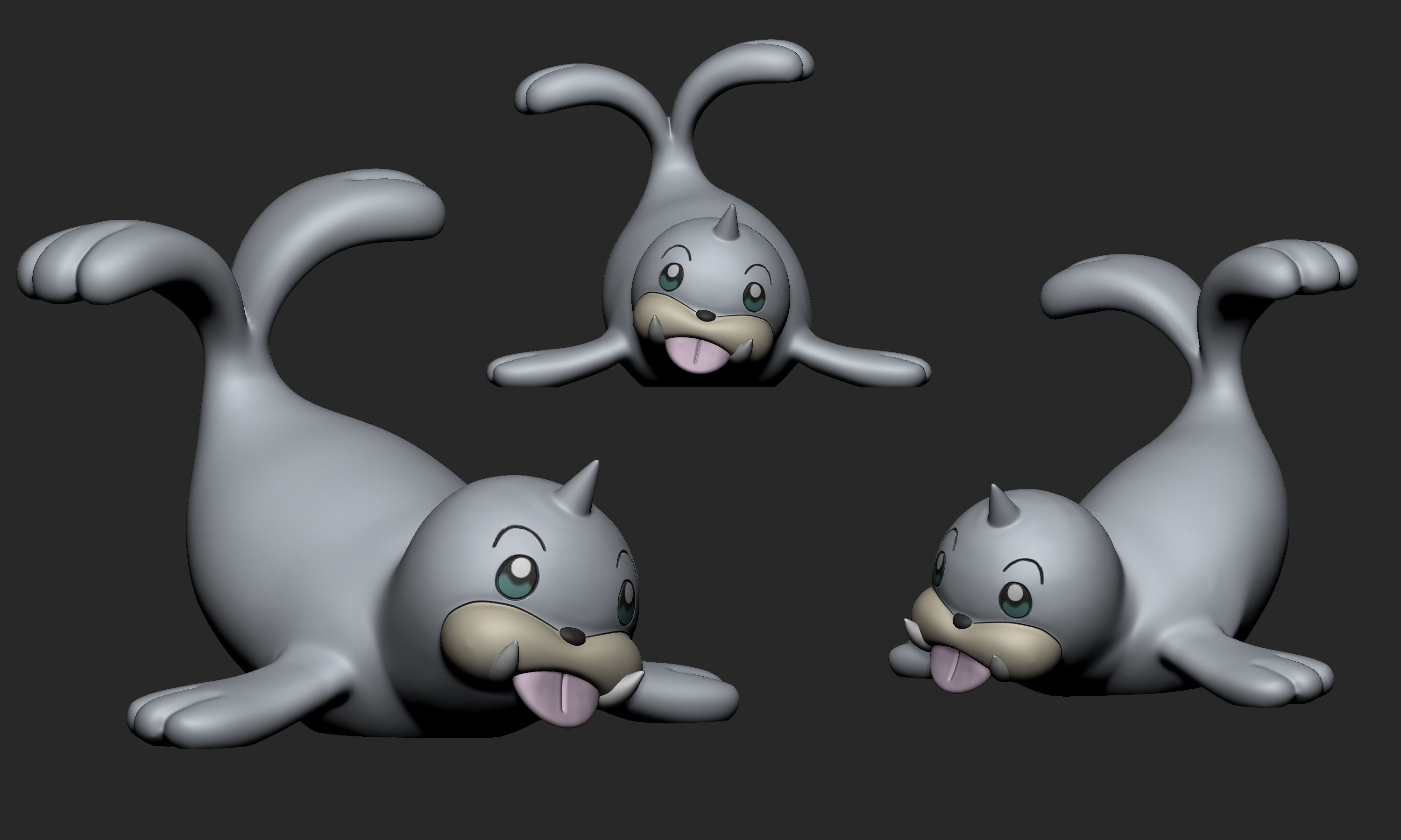 Pokemon - Seel 3D model 3D printable | CGTrader