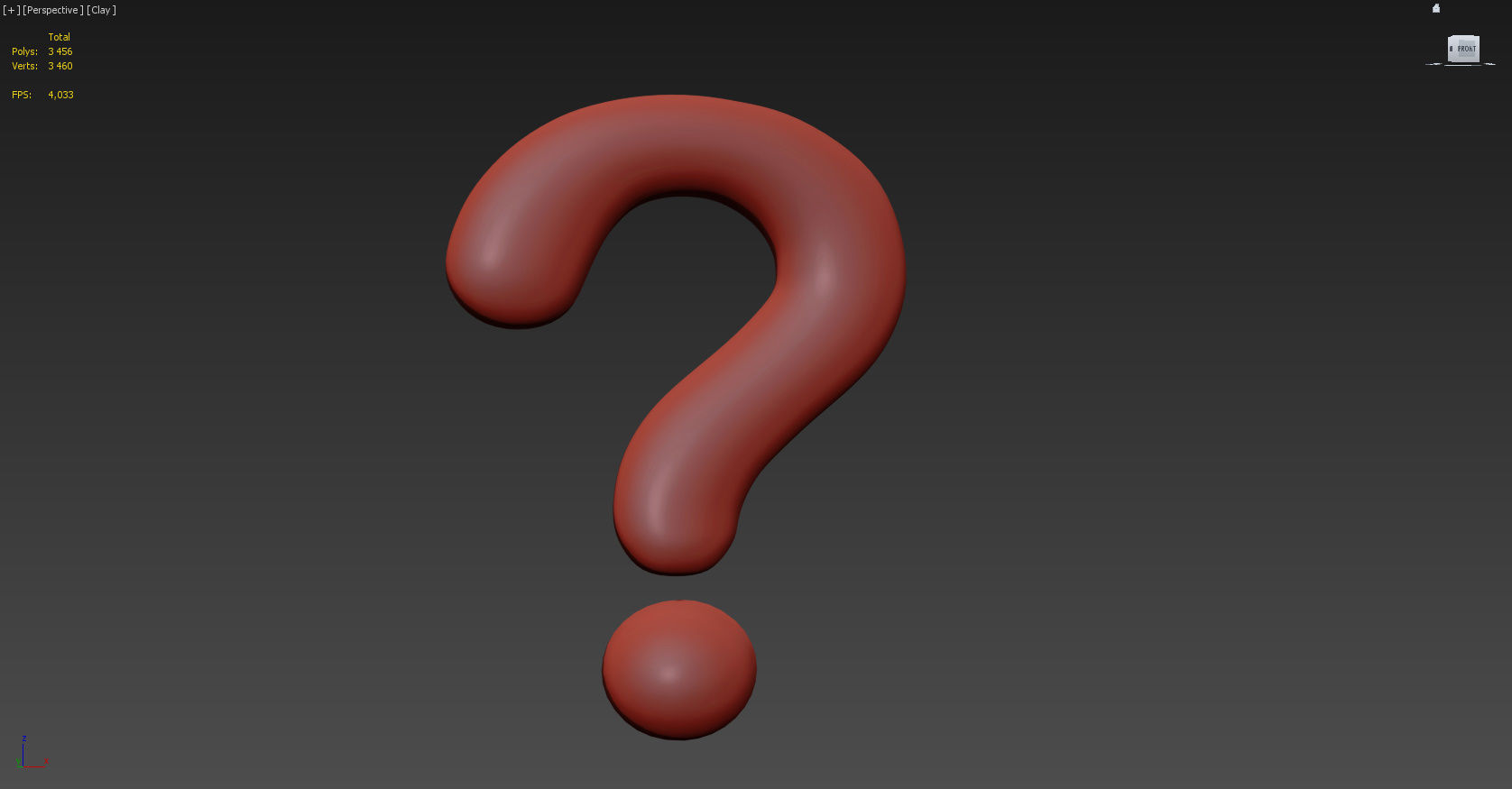 Question Mark 3D model | CGTrader