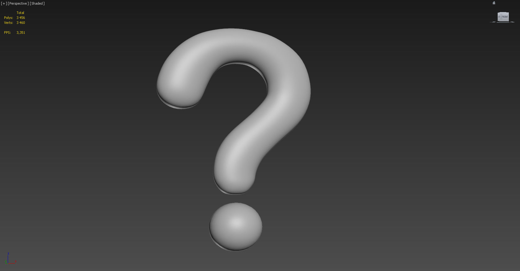 Question Mark 3D model | CGTrader