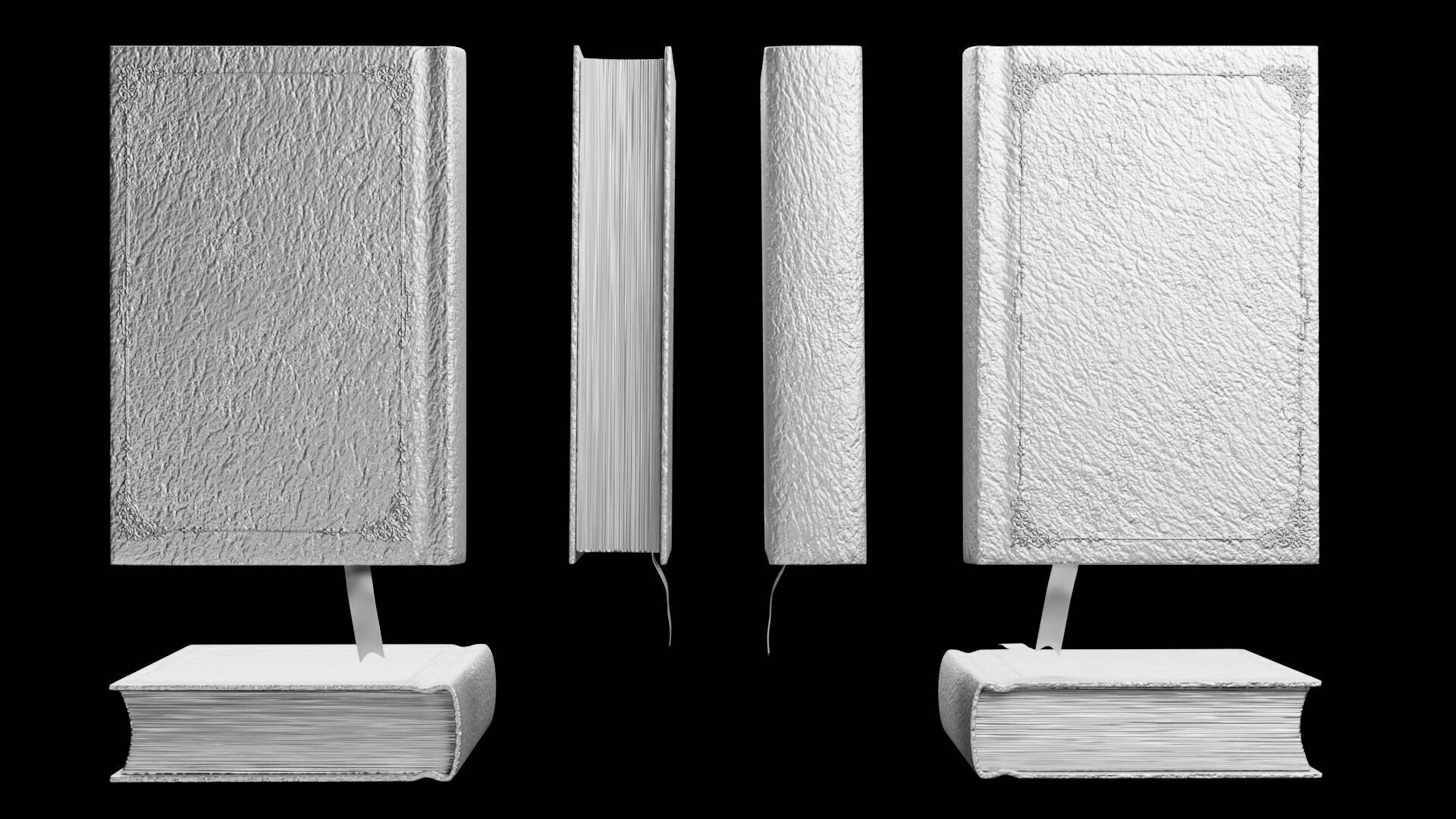 Old Book free 3D model | CGTrader