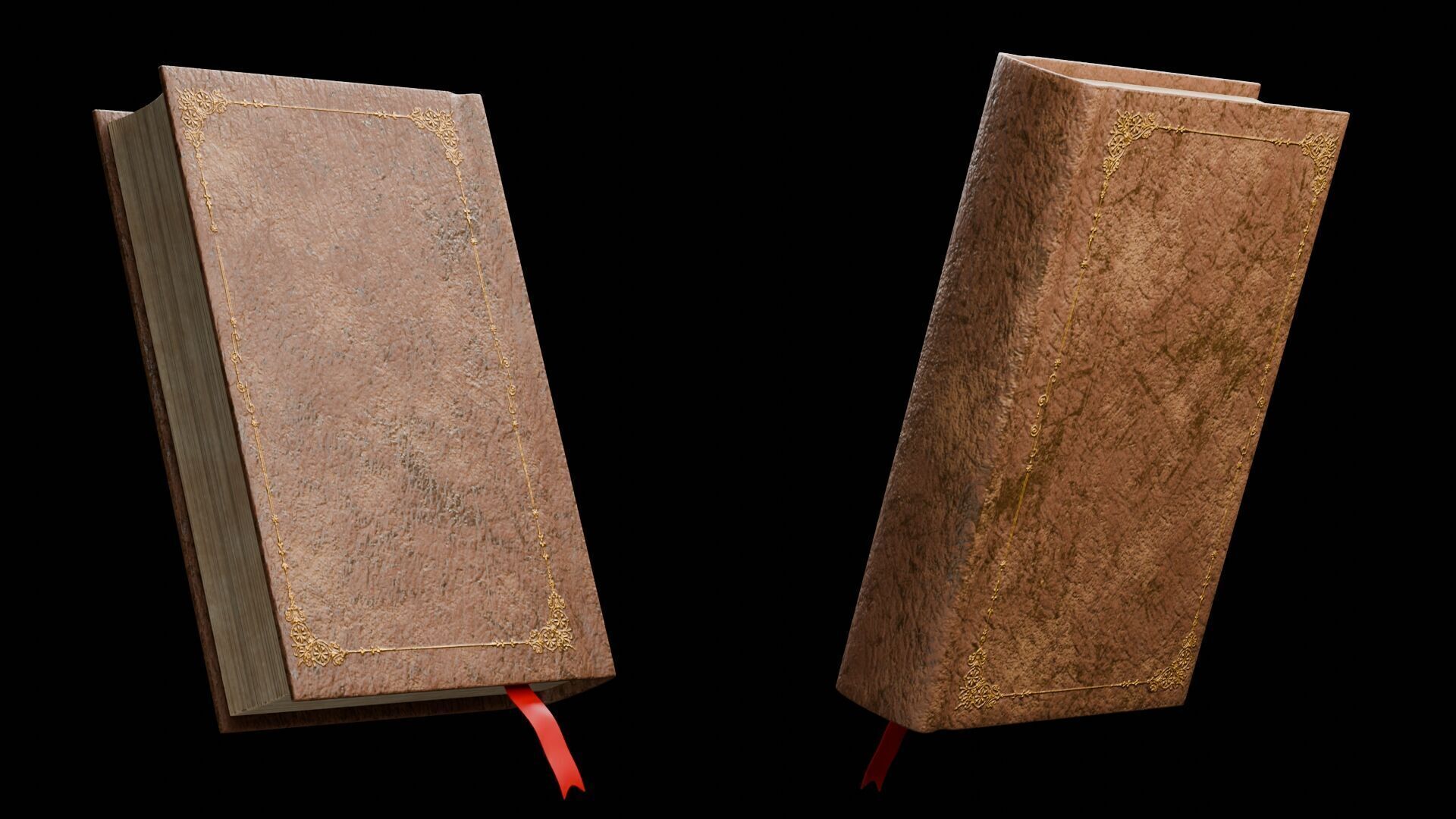 Old Book free 3D model | CGTrader
