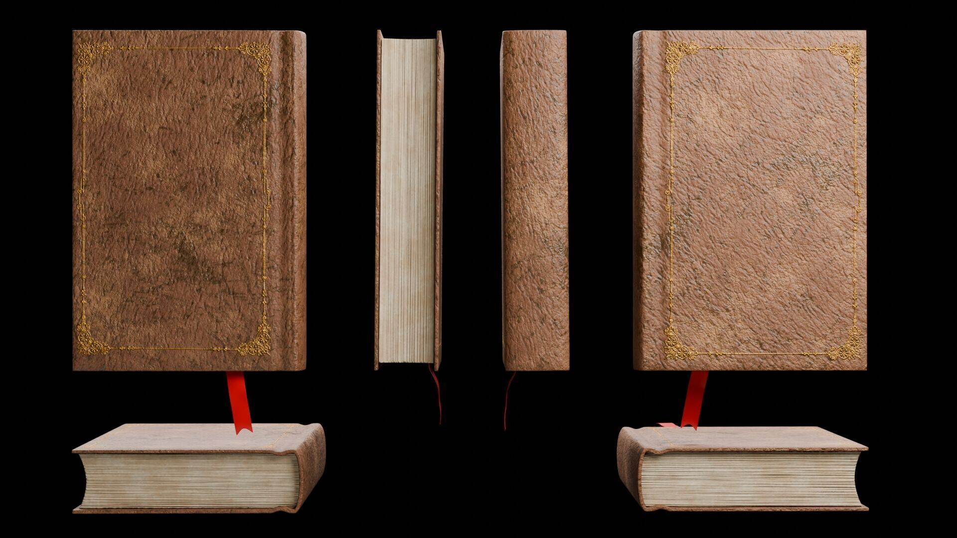 Old Book free 3D model | CGTrader