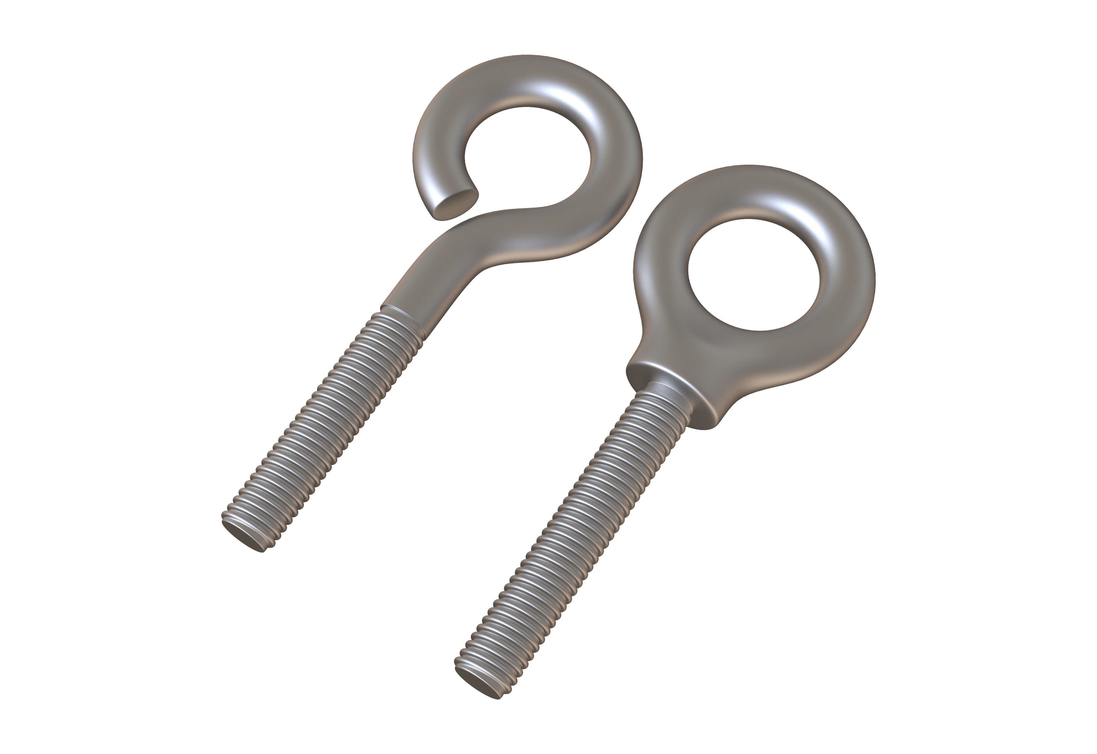 Eye bolts 3D Model 3D model | CGTrader