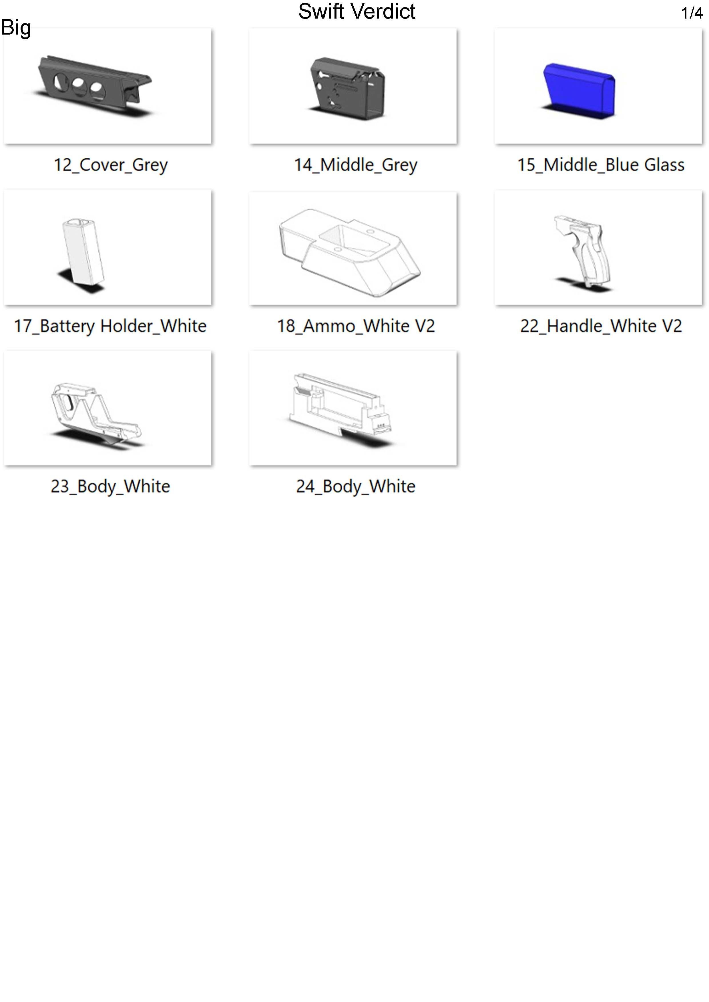 Swift Verdict - Destiny - Printable 3d model - STL files 3D model 3D ...