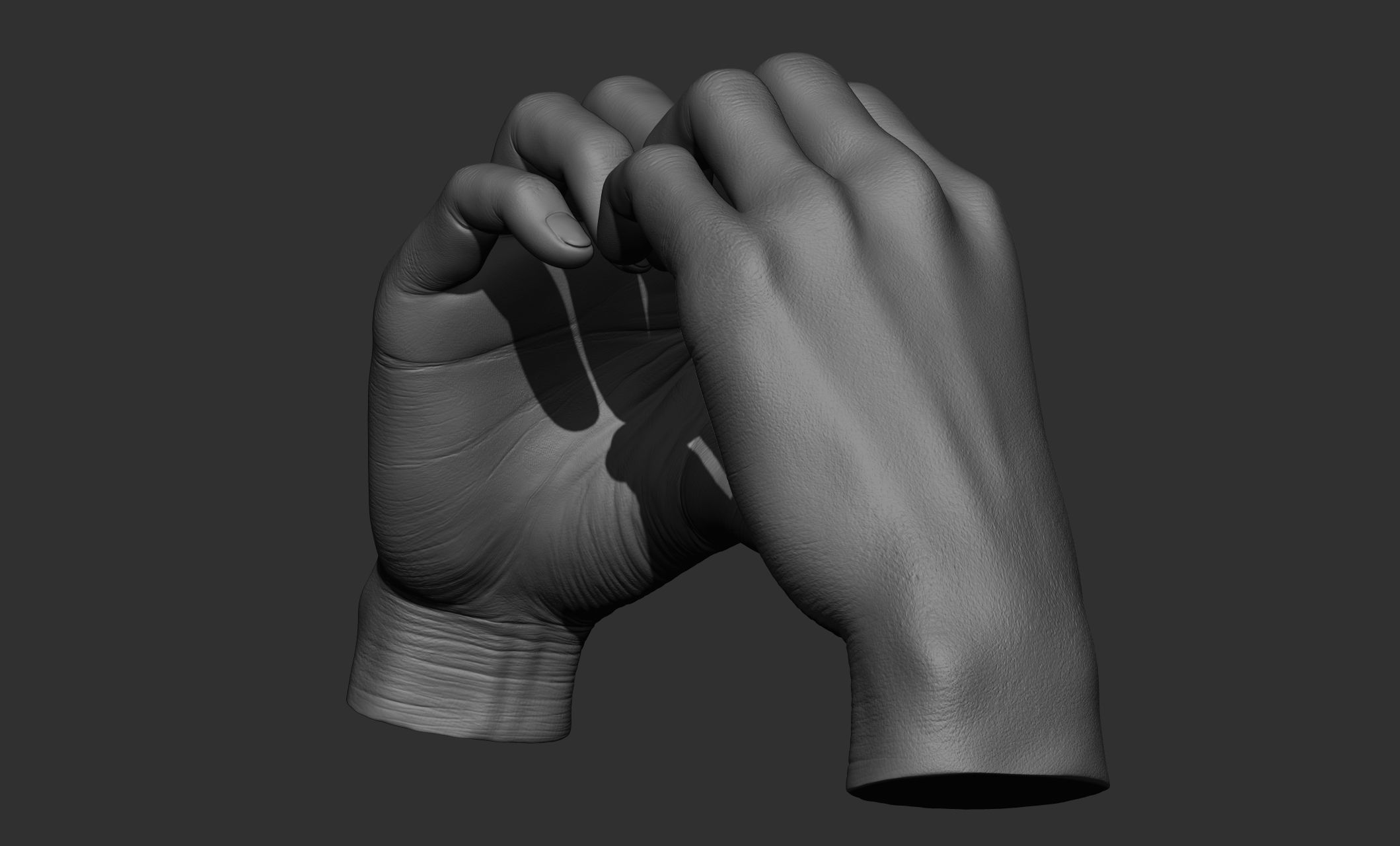 17 Female hand poses 3D model | CGTrader