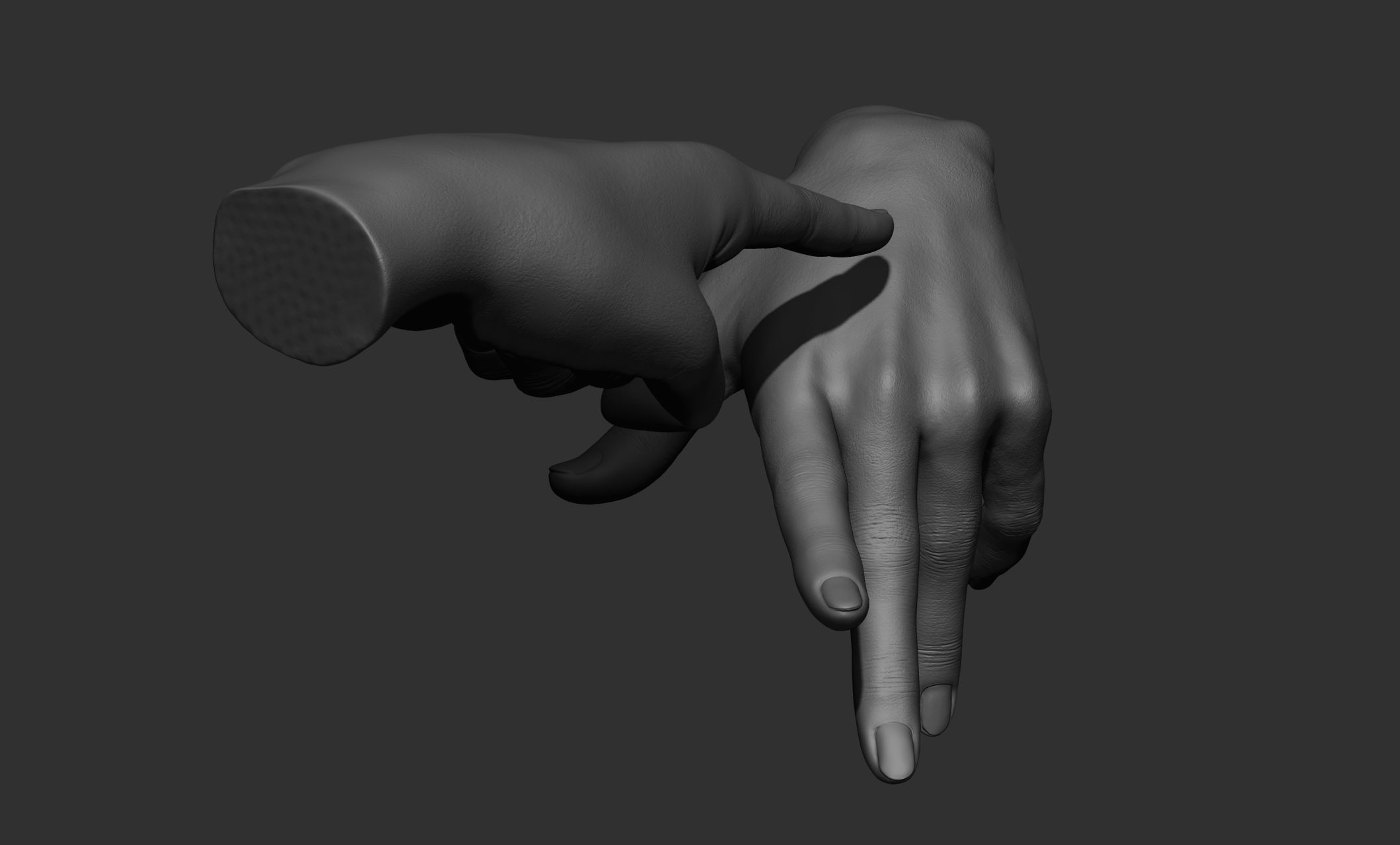 17 Female hand poses 3D model | CGTrader