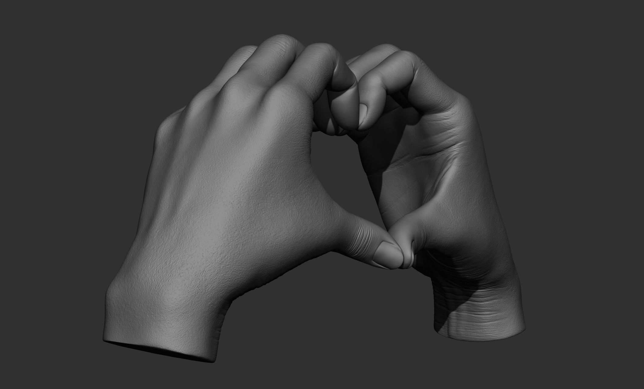 17 Female hand poses 3D model | CGTrader