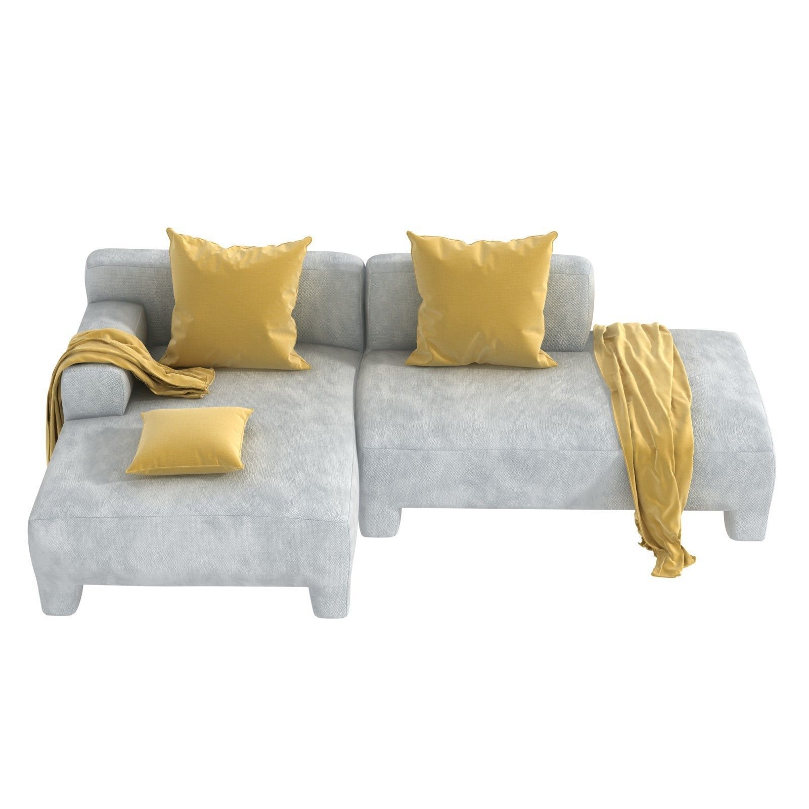 Natadora Morocco Chaise Sofa 3D model | CGTrader