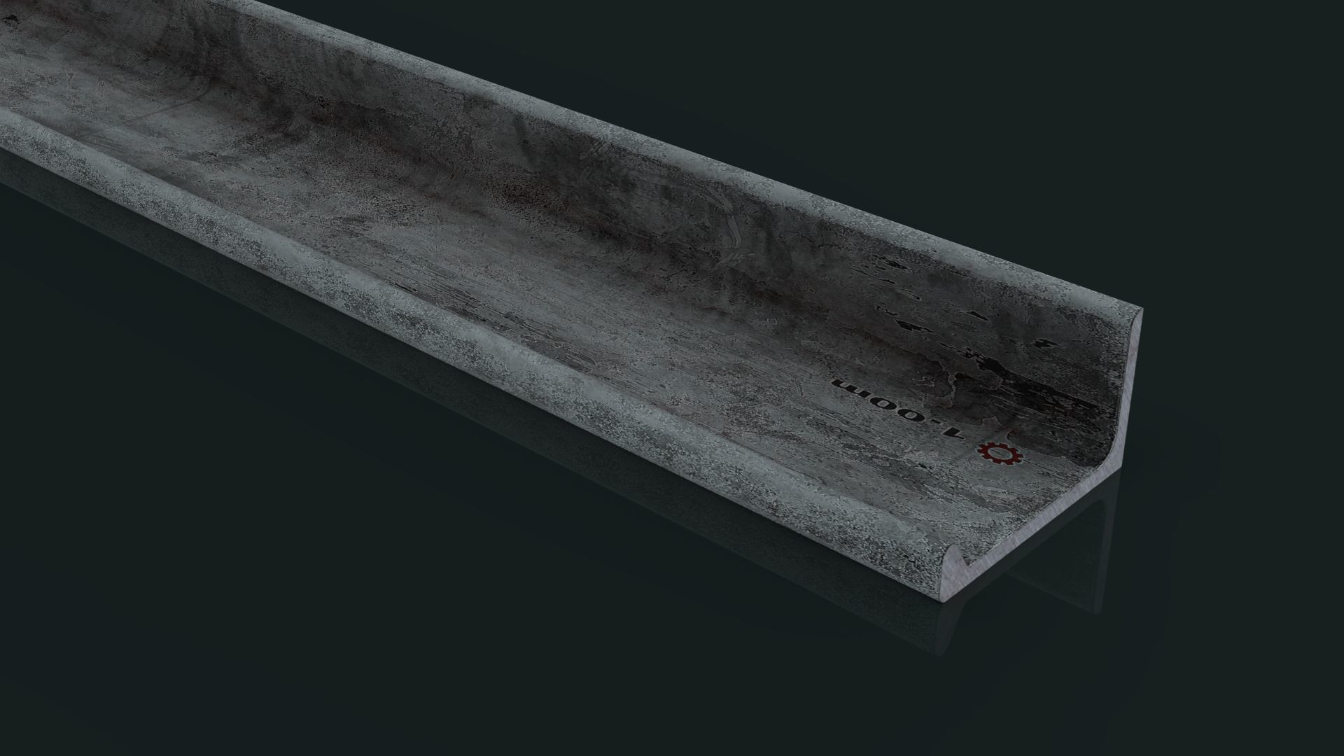 3D model Angle Steel Beam SMB10 Low-poly Model VR / AR / low-poly ...