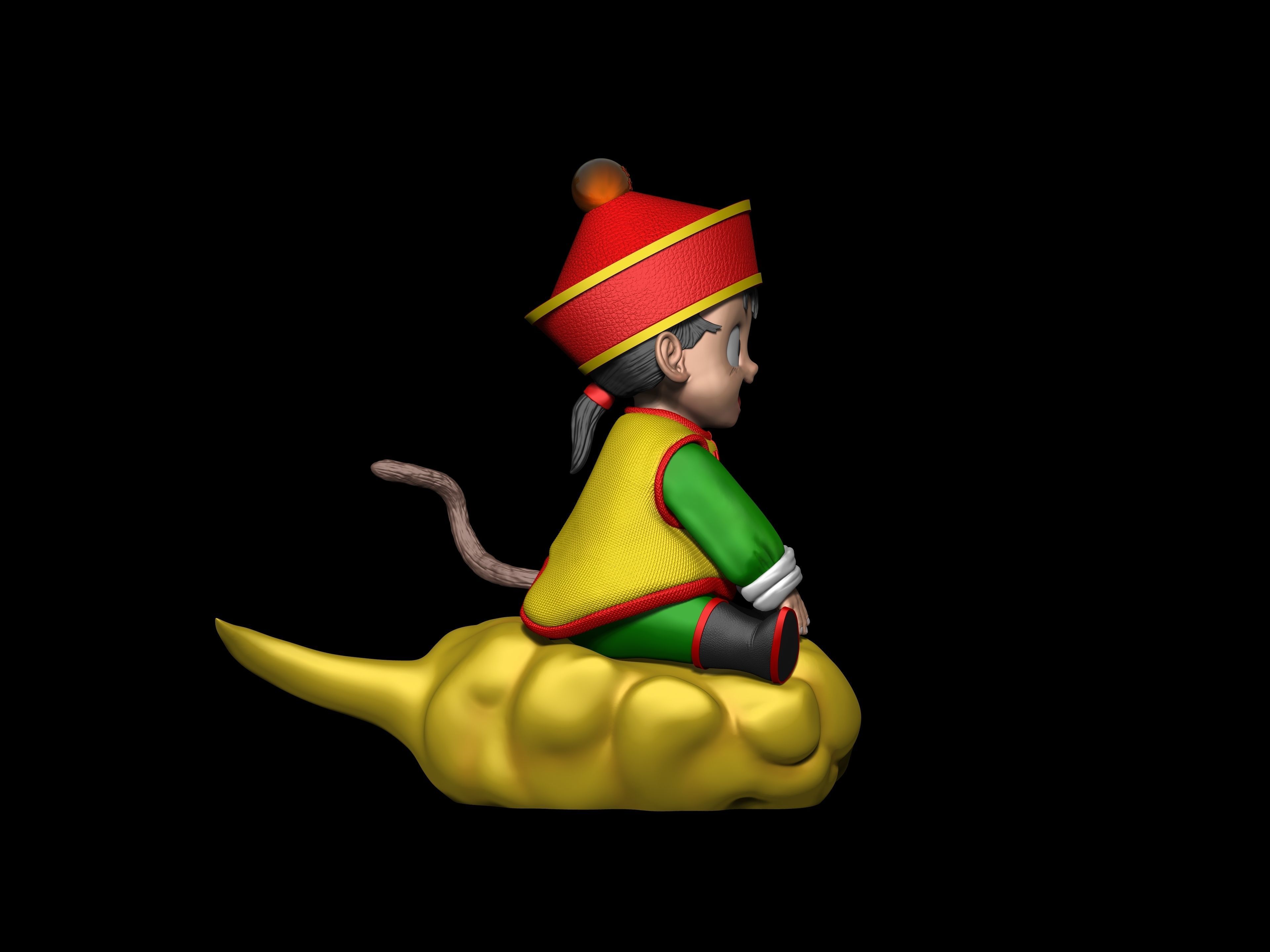 KID GOHAN 3D model 3D printable | CGTrader