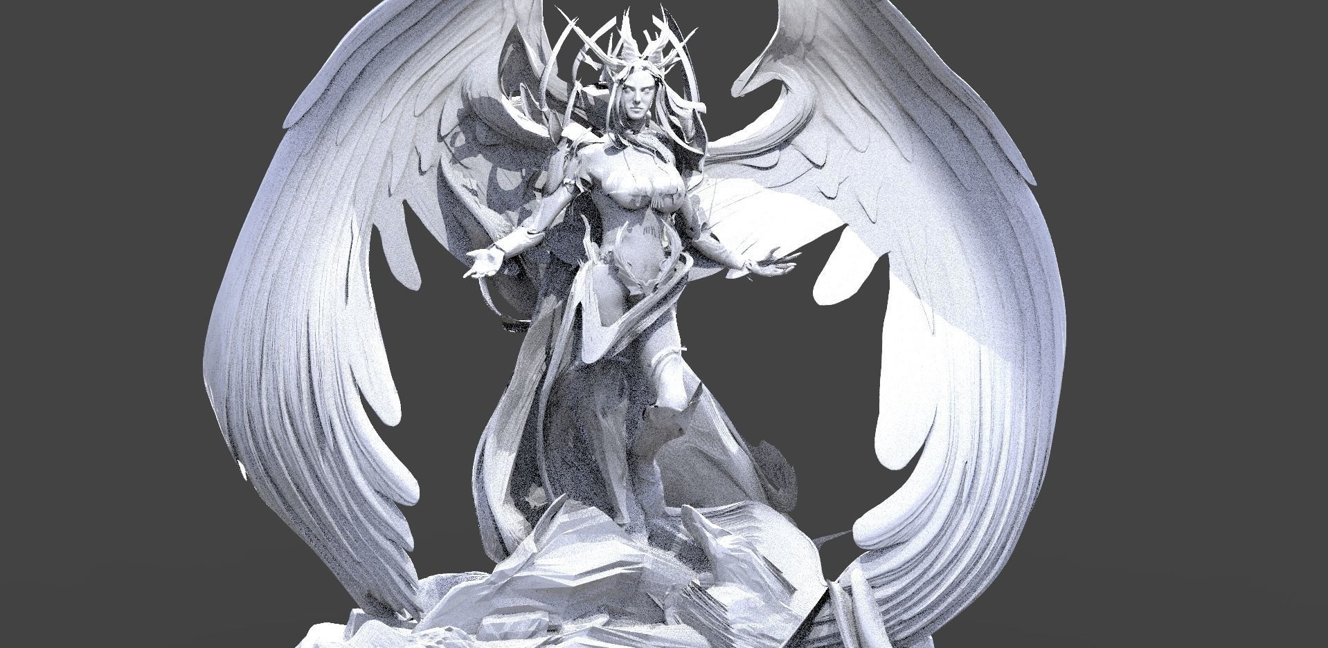 Fallen Angel Queen 3D model | CGTrader