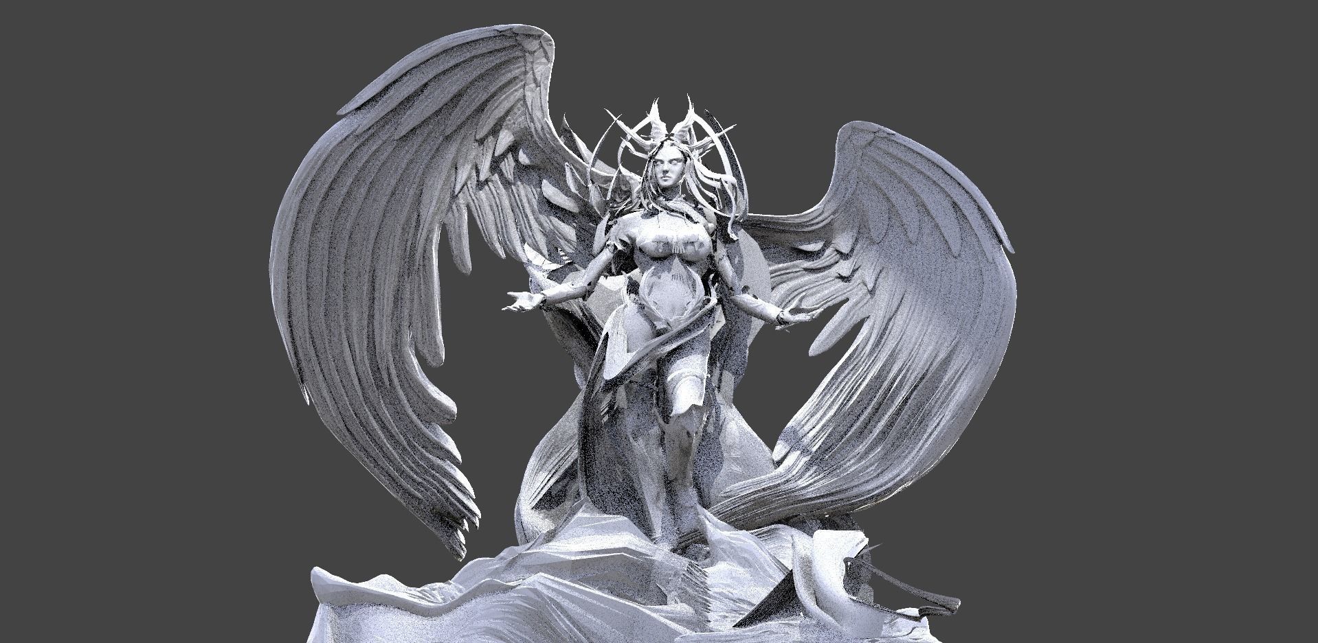 High Angel Guardian 5 3D model | CGTrader