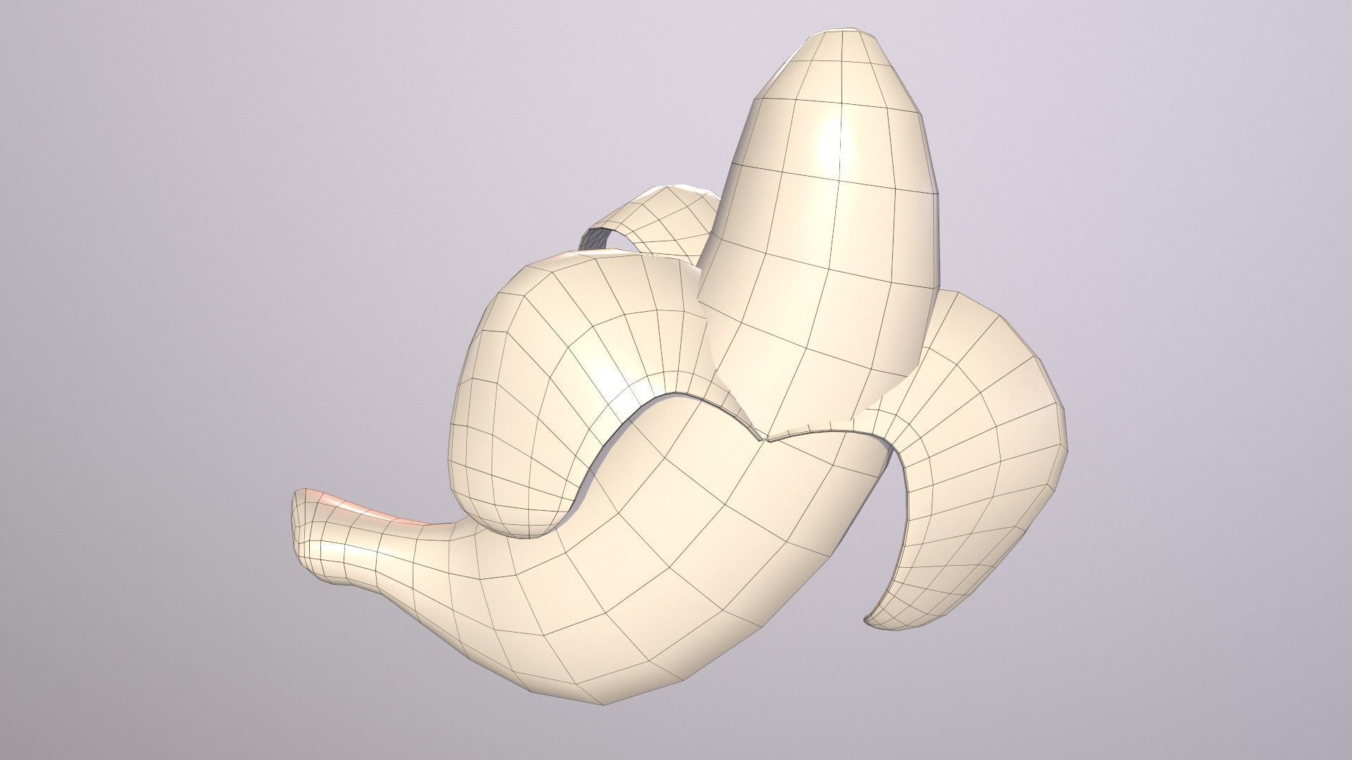 3D model Stylized banana VR / AR / low-poly | CGTrader