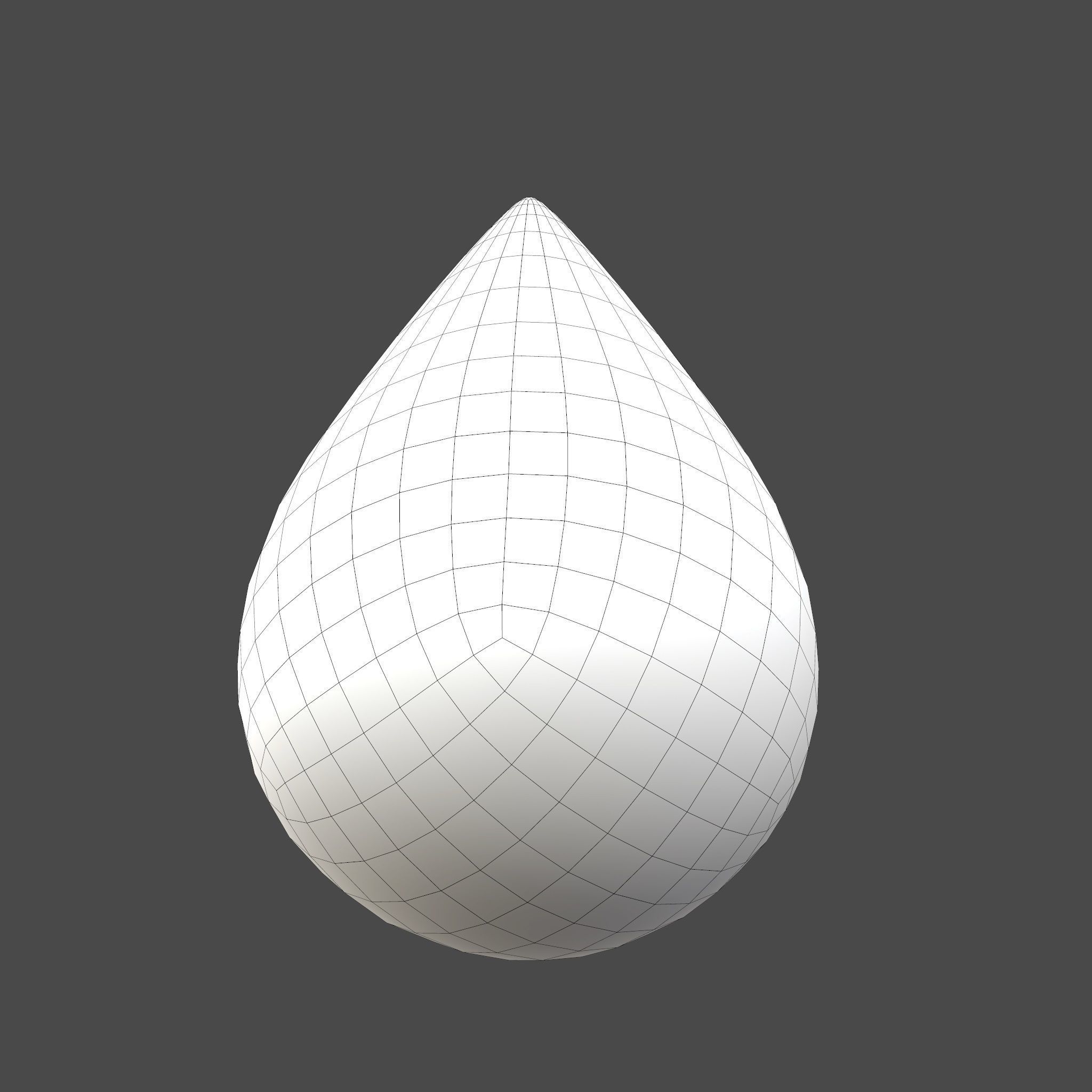 3D model Water Drop icon VR / AR / low-poly | CGTrader