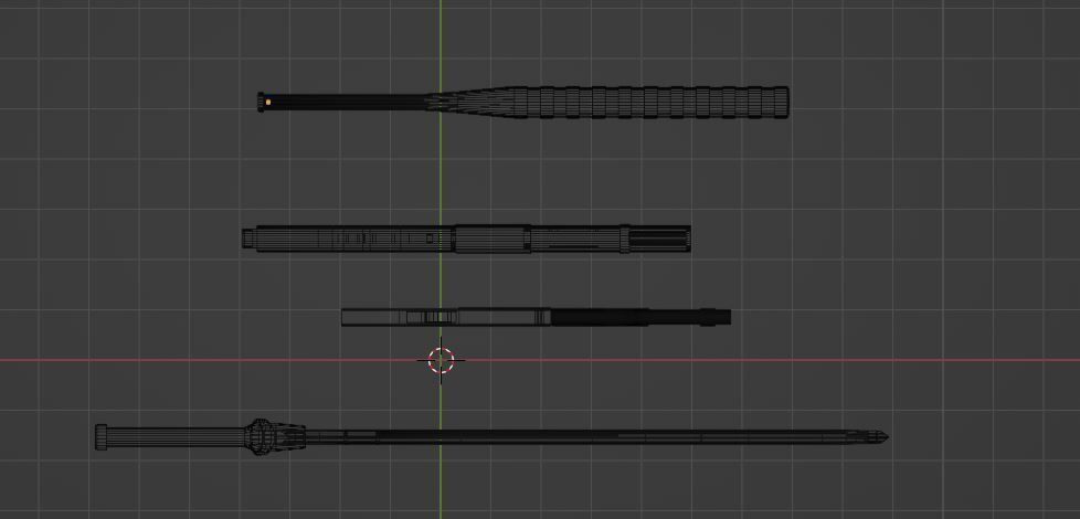 Neon weapon set free VR / AR / low-poly 3D model | CGTrader