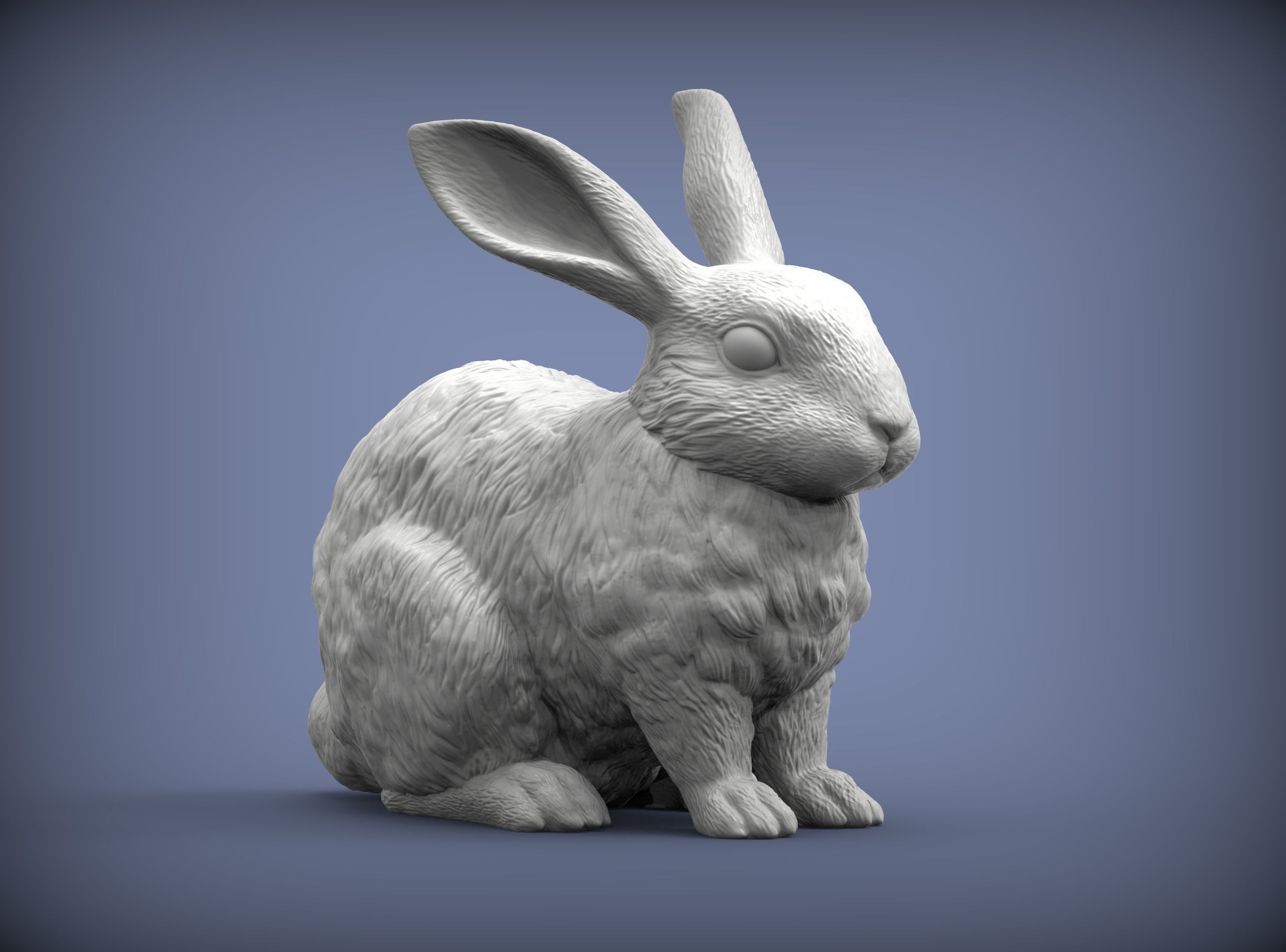 Rabbit 3D model 3D printable | CGTrader