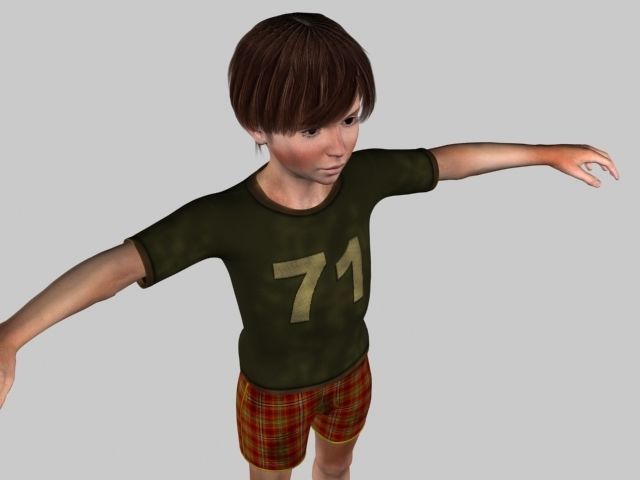 Village street poor boy rigged 3D model 3D model rigged | CGTrader