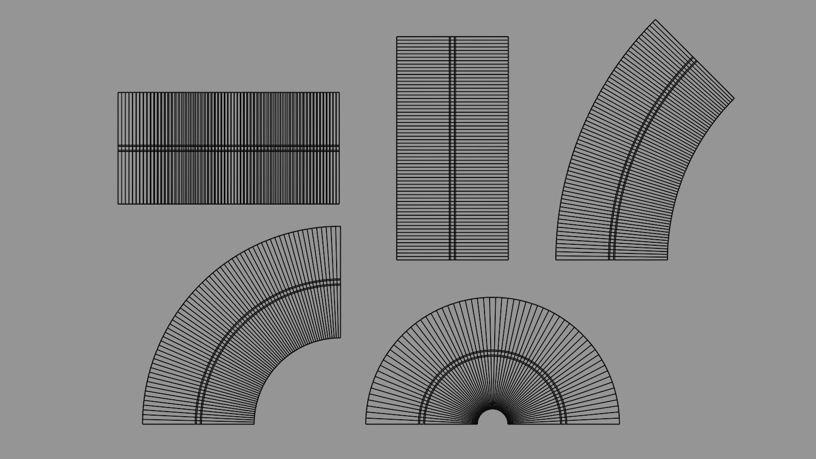Roads Pack 3D model 3D printable | CGTrader