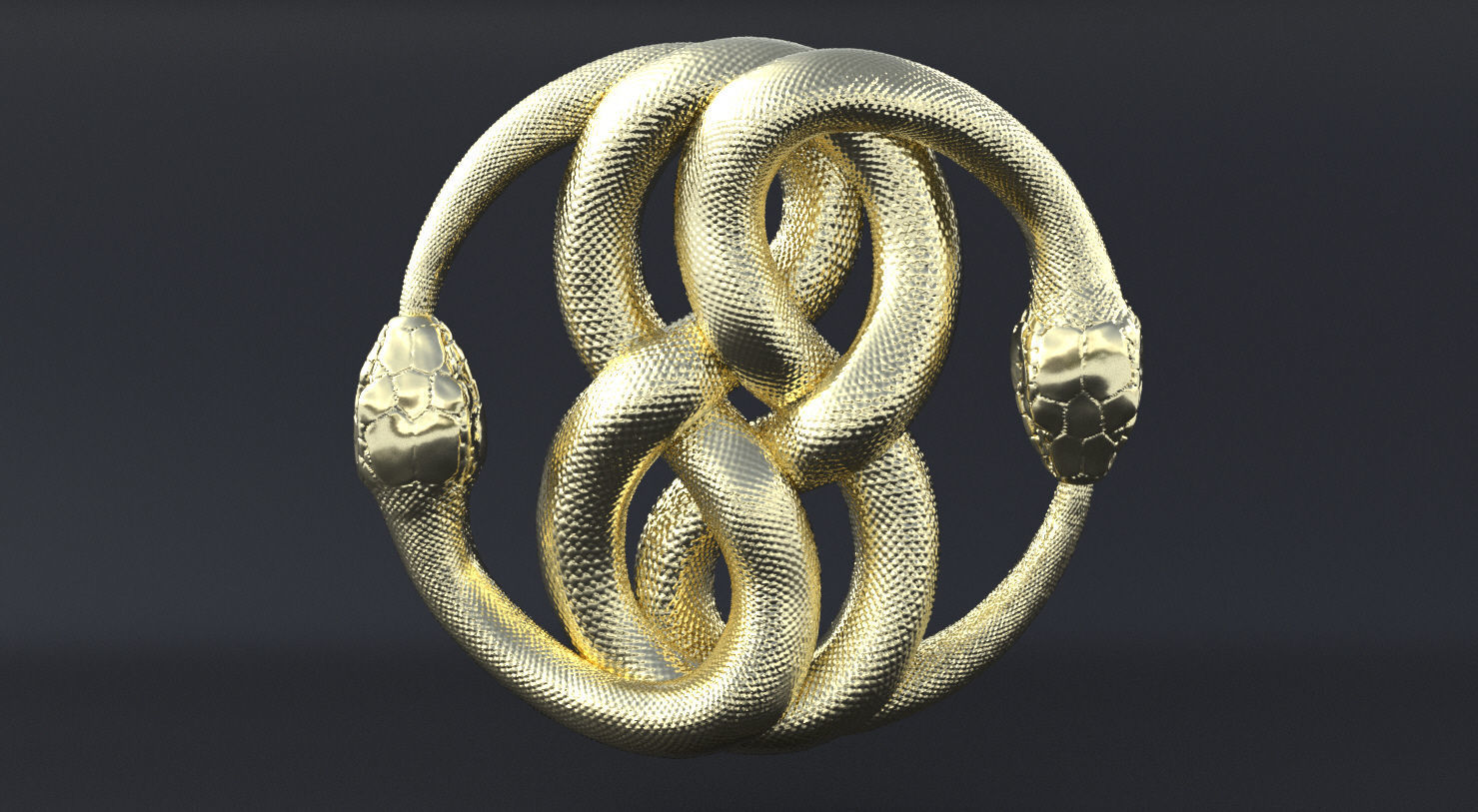 Serpent Ouroboros 3D print model or CNC model 3D model 3D printable | CGTrader